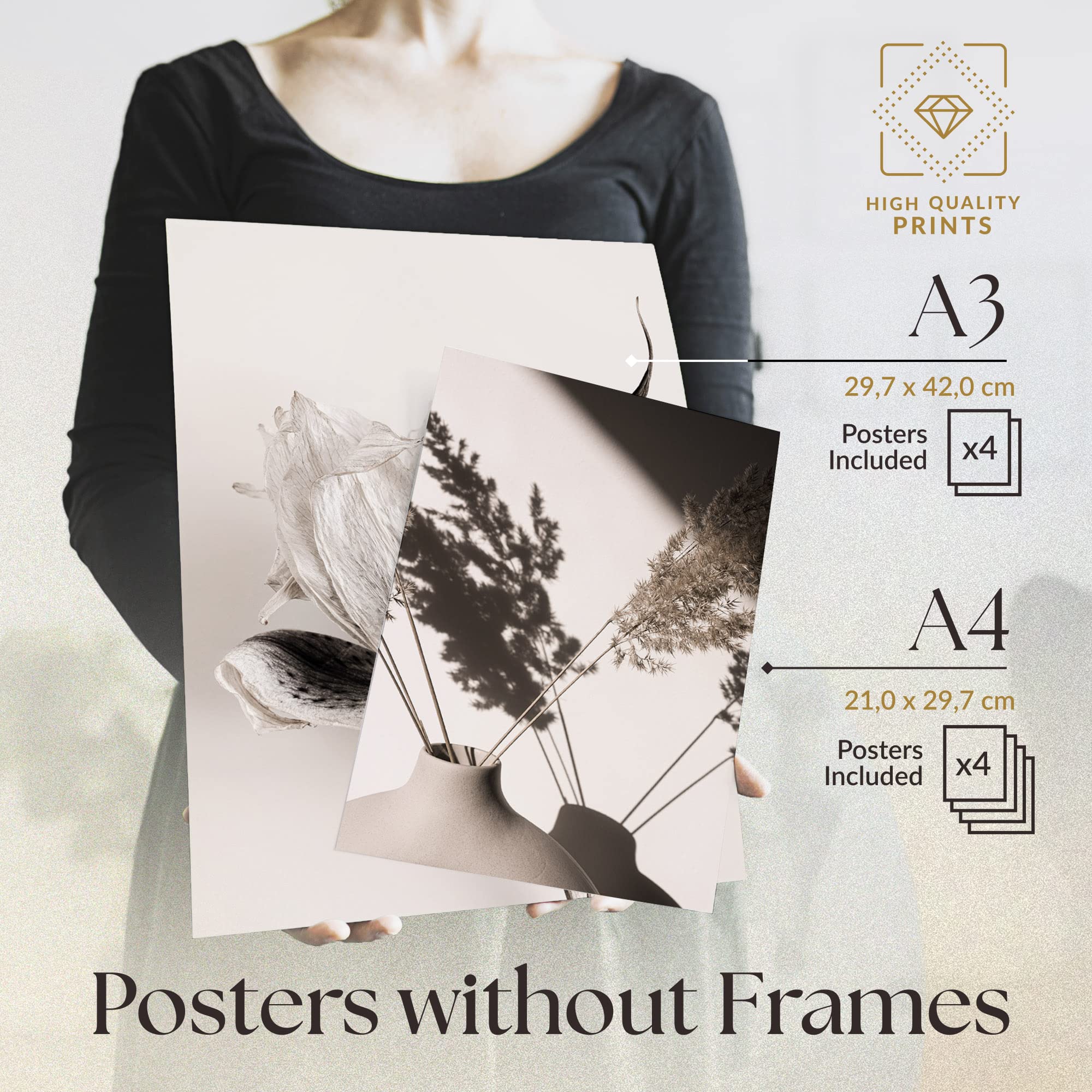 Heimlich Set of Posters – UNFRAMED -Stylish poster collages with ...