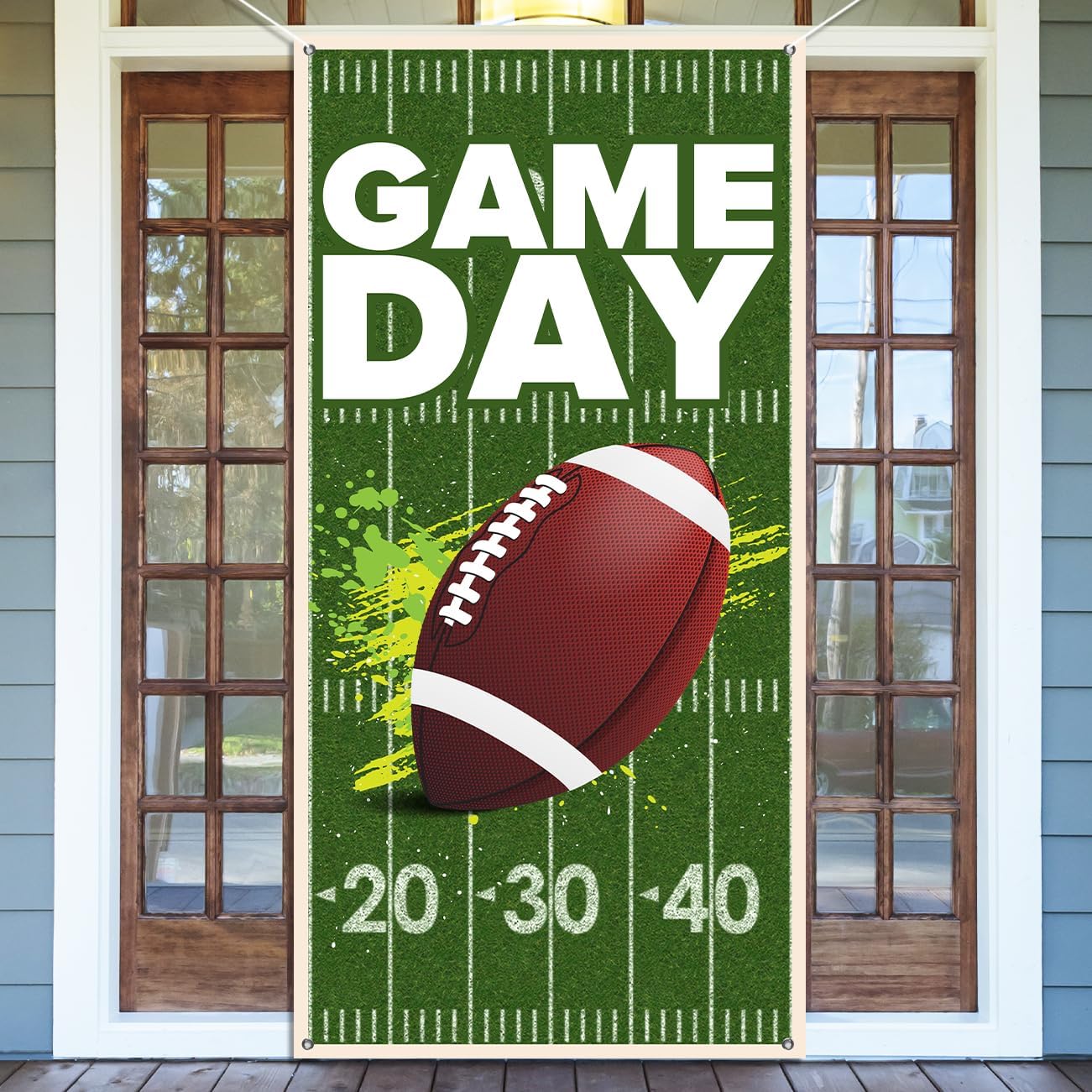 Amazon.com: Uniwish Football Hanging Swirls Party Decorations Football ...