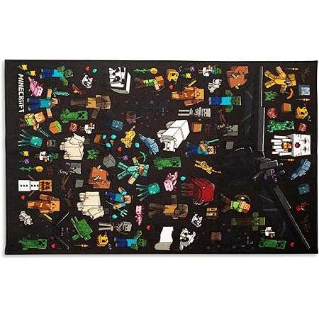 Amazon.com: Minecraft Area Rug TNT Block Decorations Merch Video Game ...