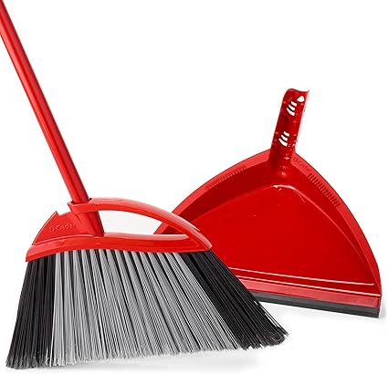 Amazon.com: O-Cedar Power Corner Angle Broom with Dust Pan : Health ...