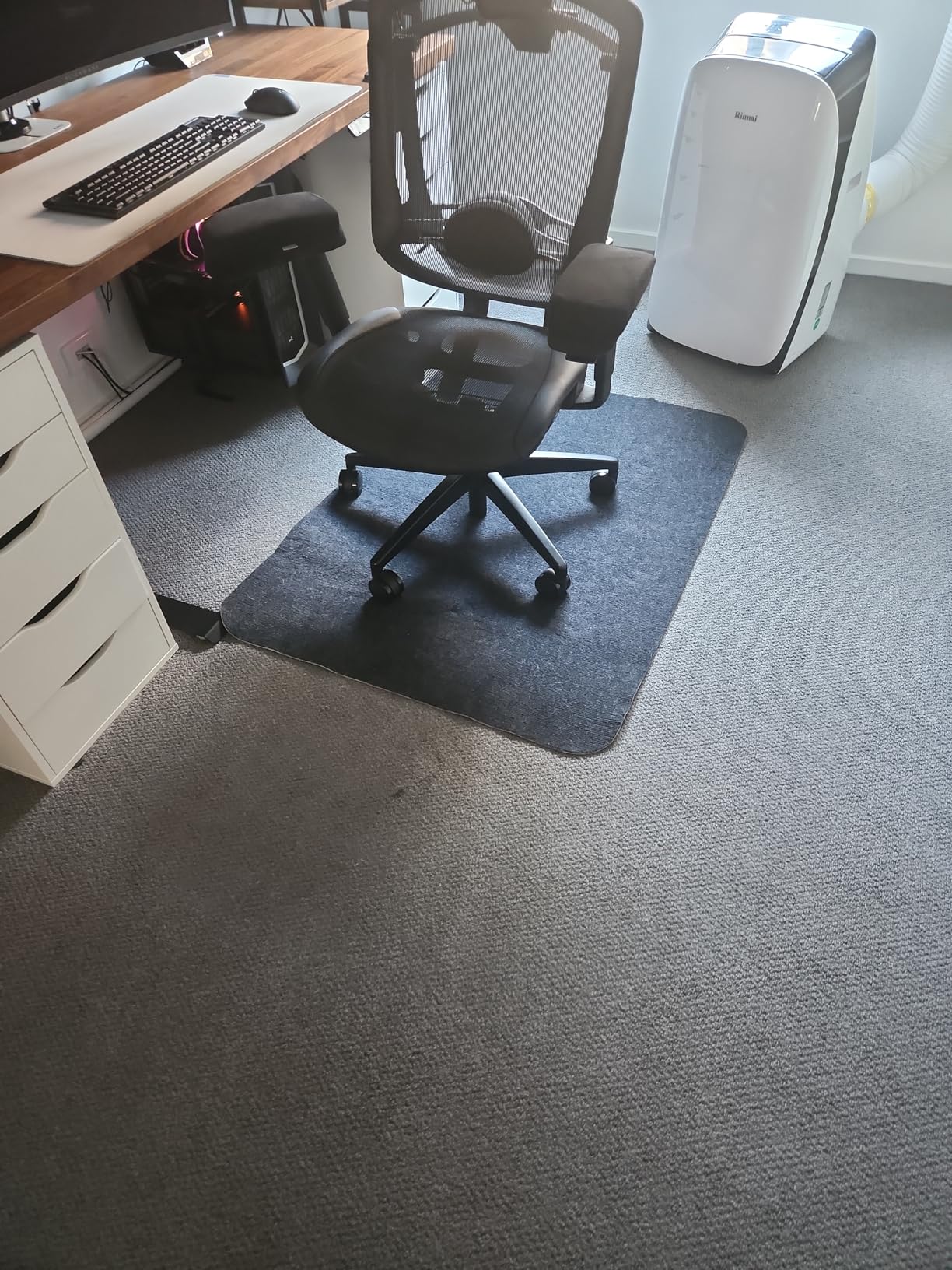 Office Chair Mat for Hard Wood Protector, Non-Slip Office Chair Mat for ...