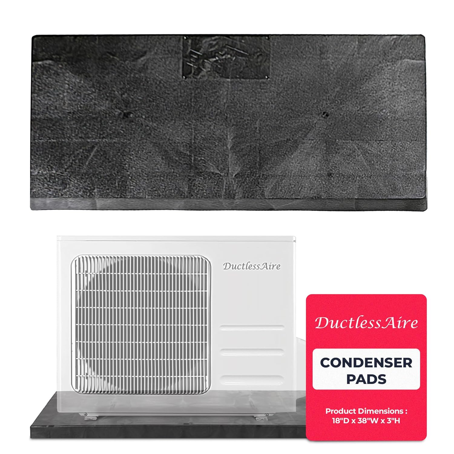 Equipment Pad for Ductless Mini Split Air Conditioner Heat Pump Outdoor ...