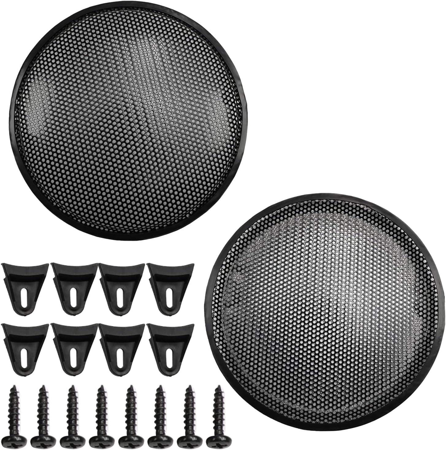 Amazon.com: Fielect 2Pcs 12 inch Speaker Grill Cover Mesh Car Audio ...