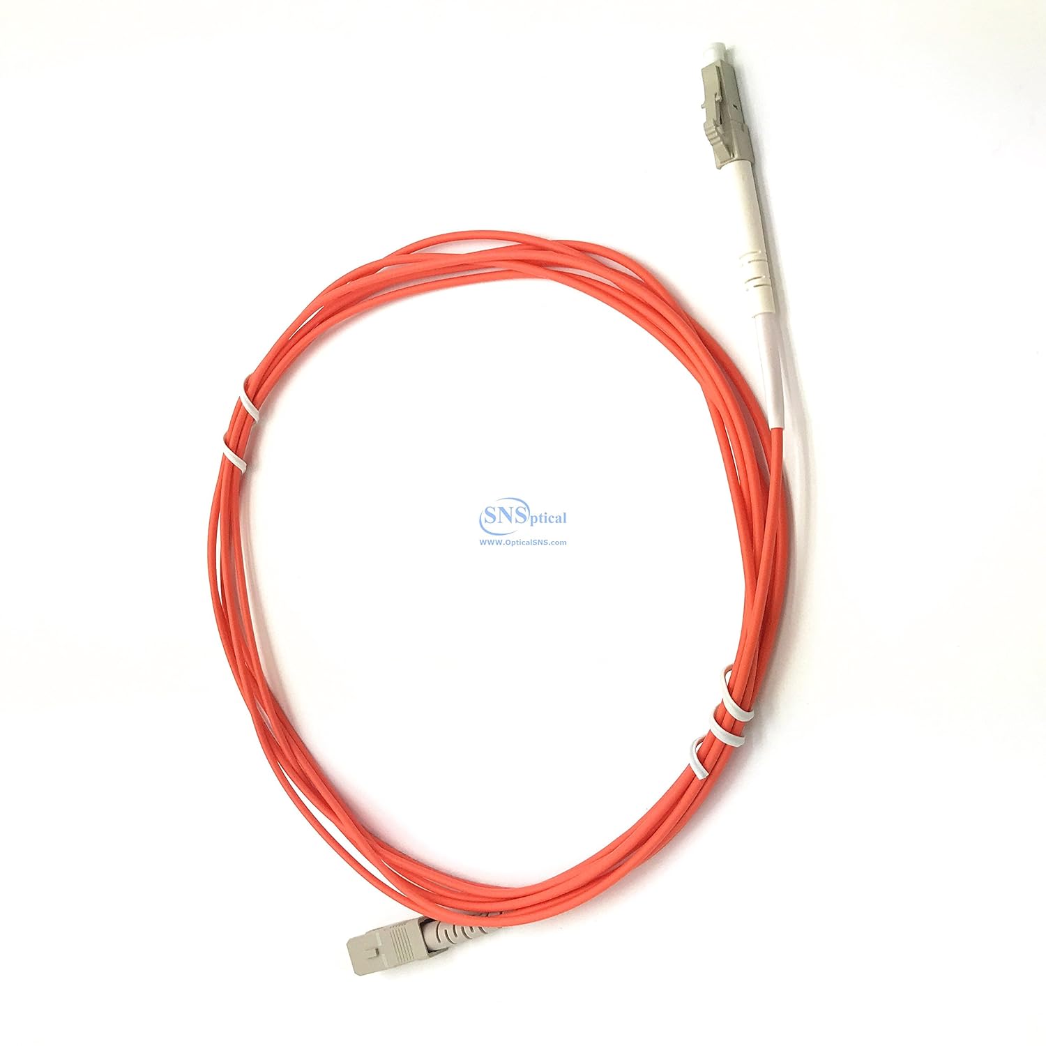 Cable de conexión óptico SNS LC/UPC a SC/UPC Simplex multimodo OM2 50/ ...