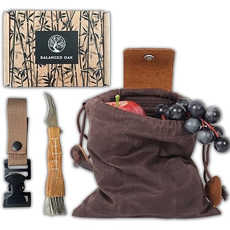 Amazon.com: Balanced Oak Foraging Bag & Knife Kit with Glove Attachment ...