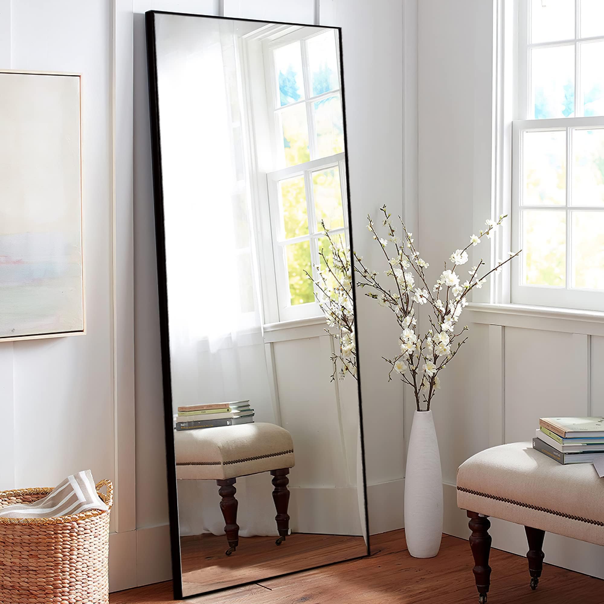 Amazon.com: NeuType 51" x 16" Full Length Mirror Floor Mirror with ...