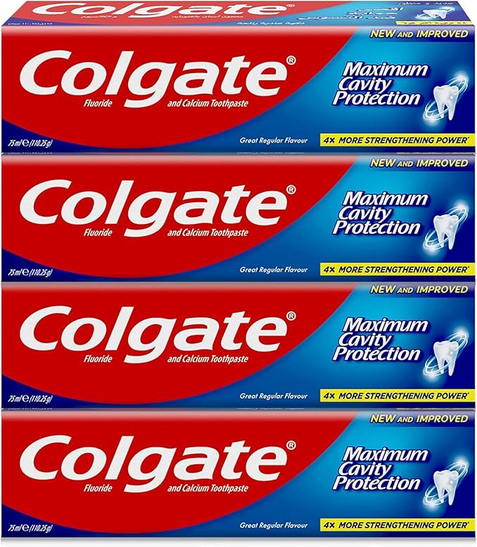 Colgate Toothpaste Maximum Cavity Protection, Anti-Cavity Toothpaste ...