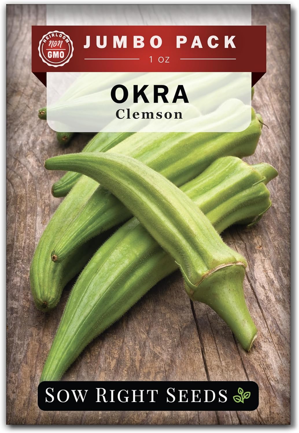 Amazon.com : Sow Right Seeds - Bulk Clemson Spineless Okra Seeds for ...