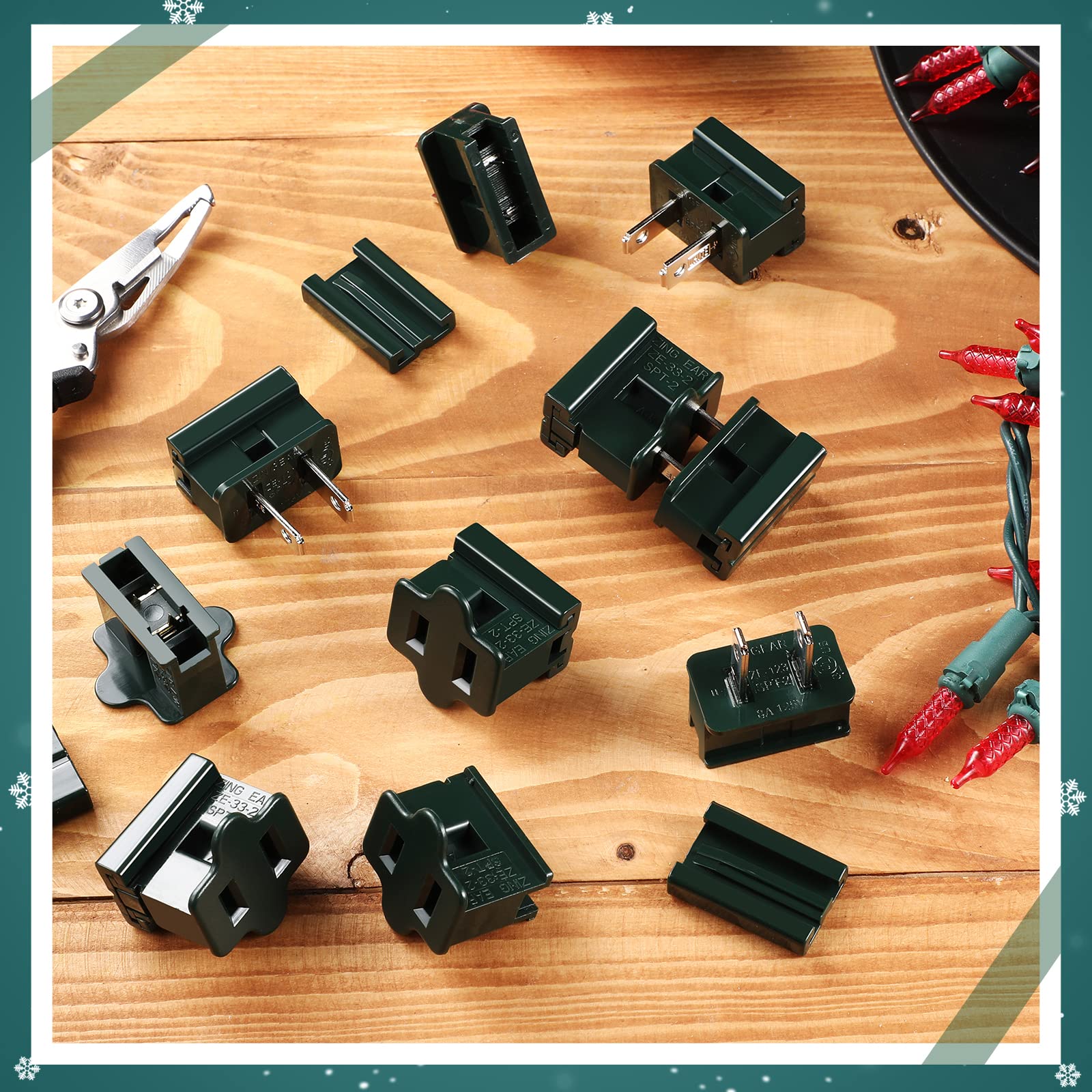 Snapklik.com : Flutesan 100 Pieces Vampire Plugs Female And Male Slip ...