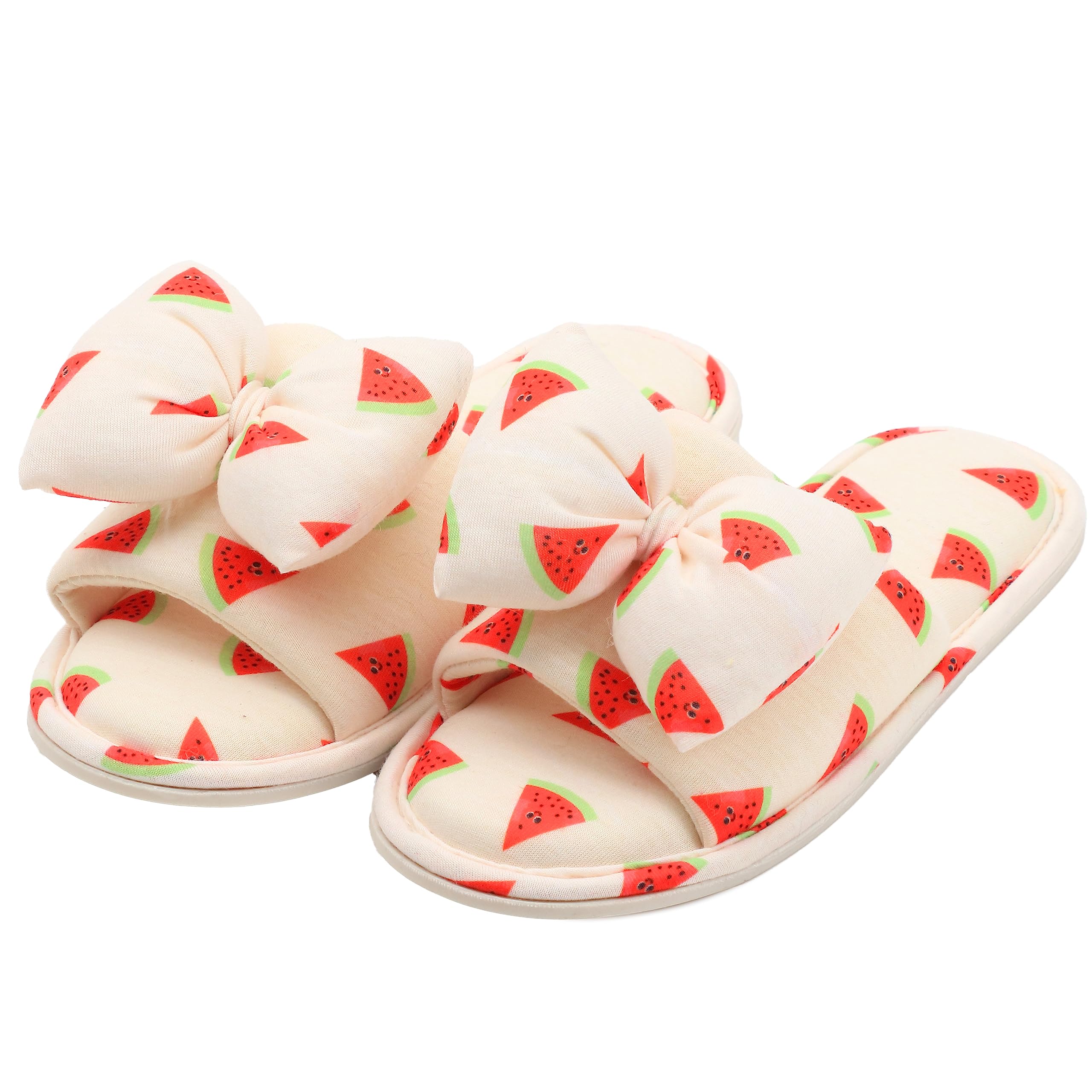 Women Summer Strawberry Slippers Open Toe Slippers Soft Memory Foam ...