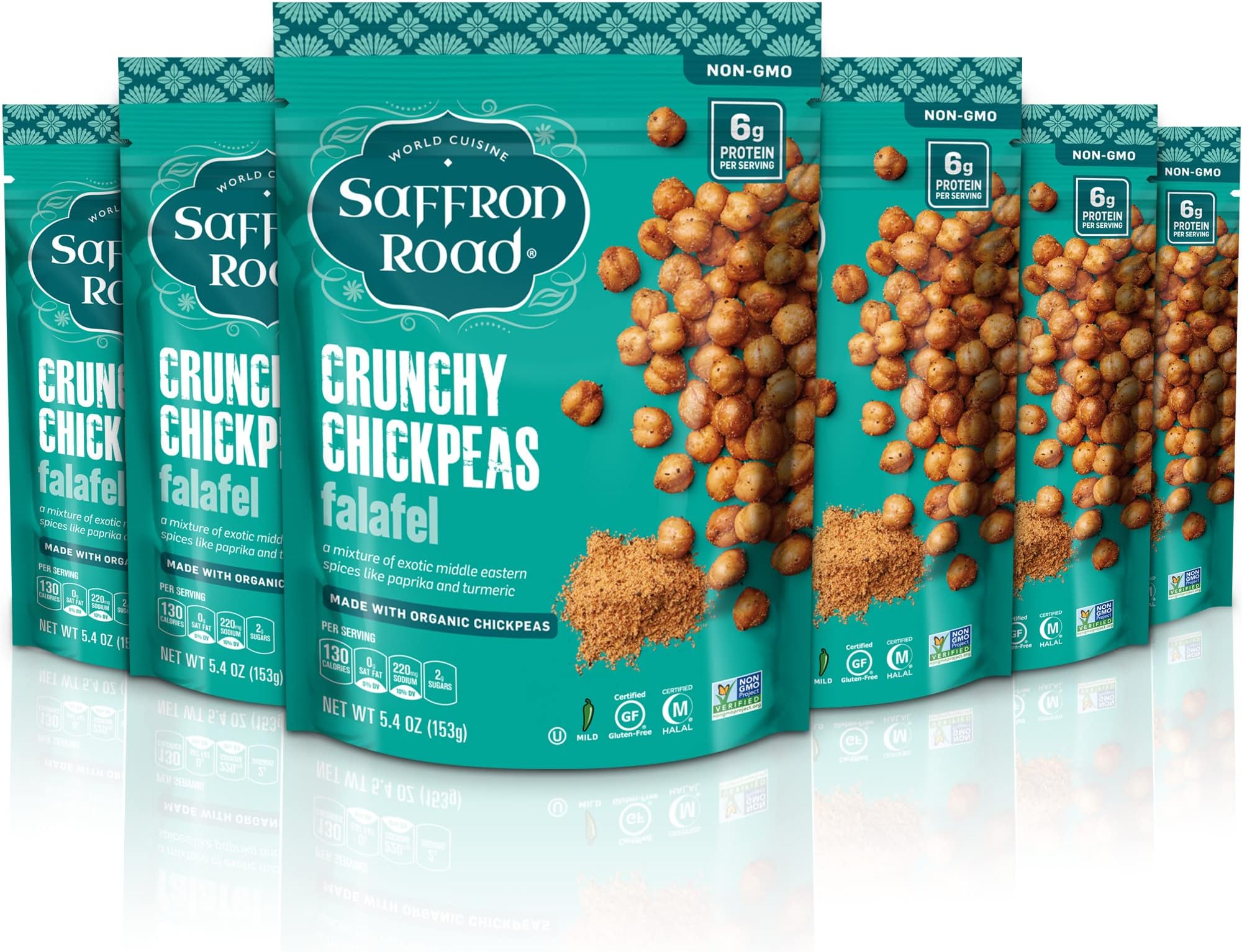 Amazon.com: Saffron Road Organic Falafel Crunchy Roasted Chickpea ...