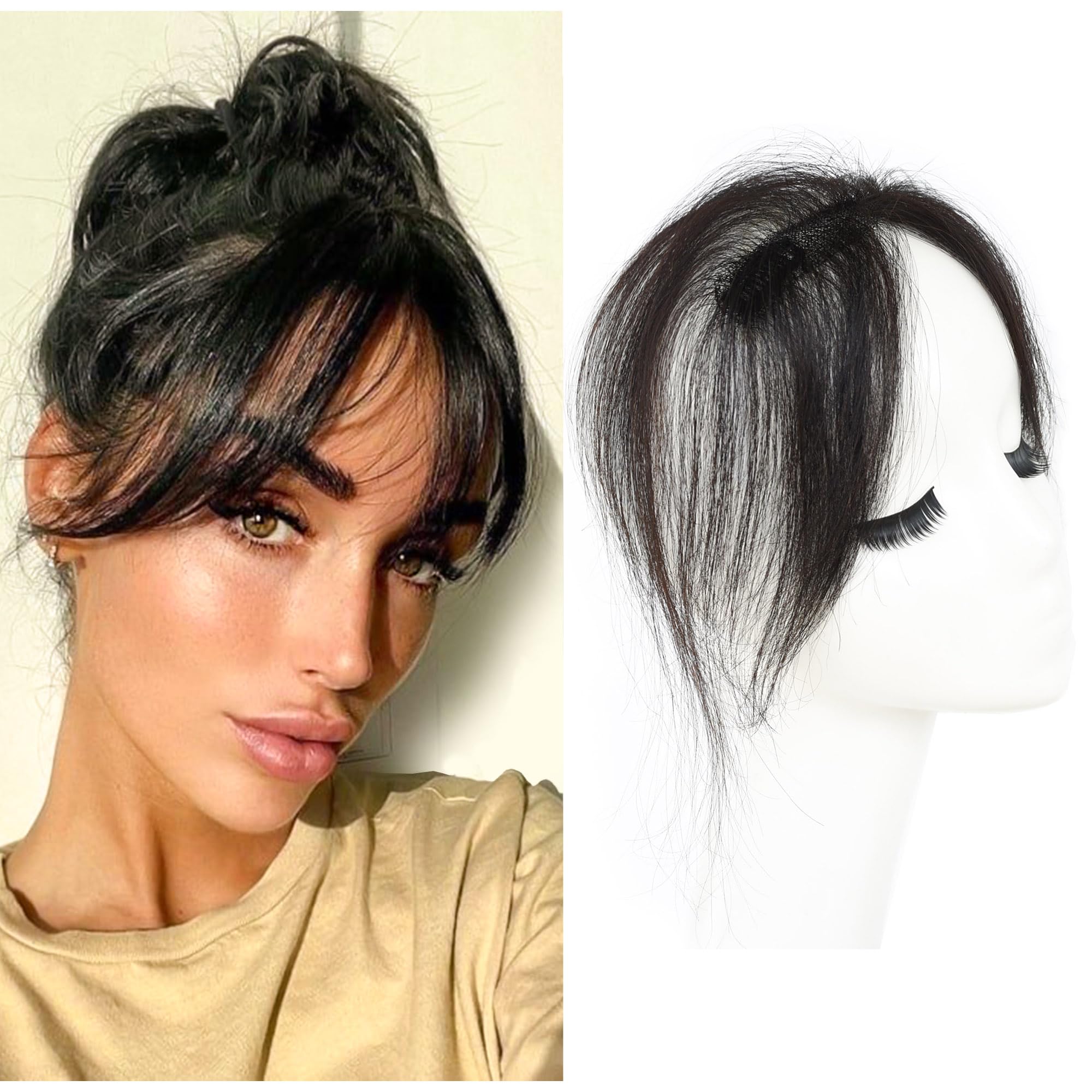 Amazon.com : Meiverah Clip in Bangs Clip In Hair Extensions 100% Baby ...