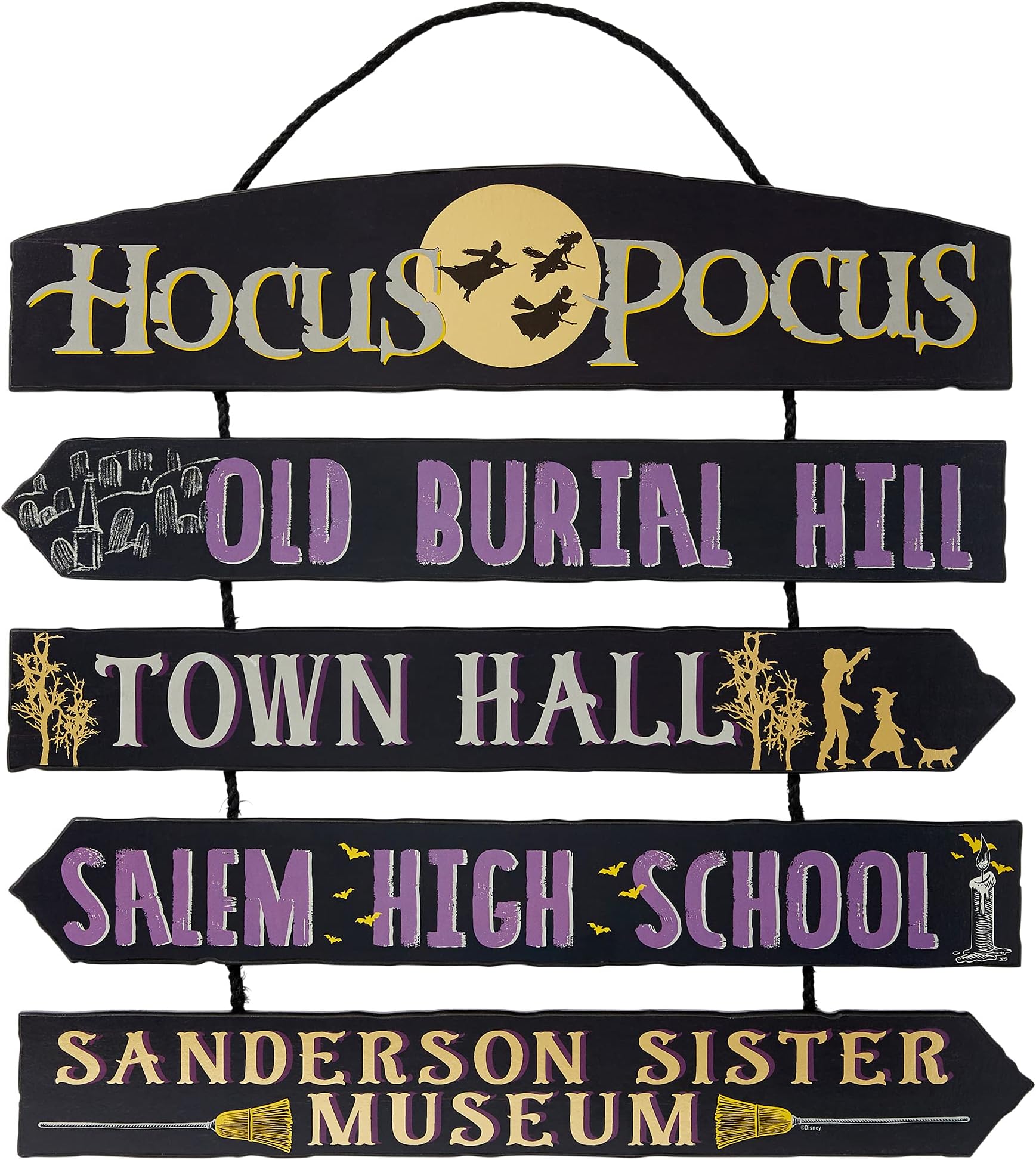 Amazon.com: Spirit Halloween Hocus Pocus Sanderson Witch Museum Sign ...