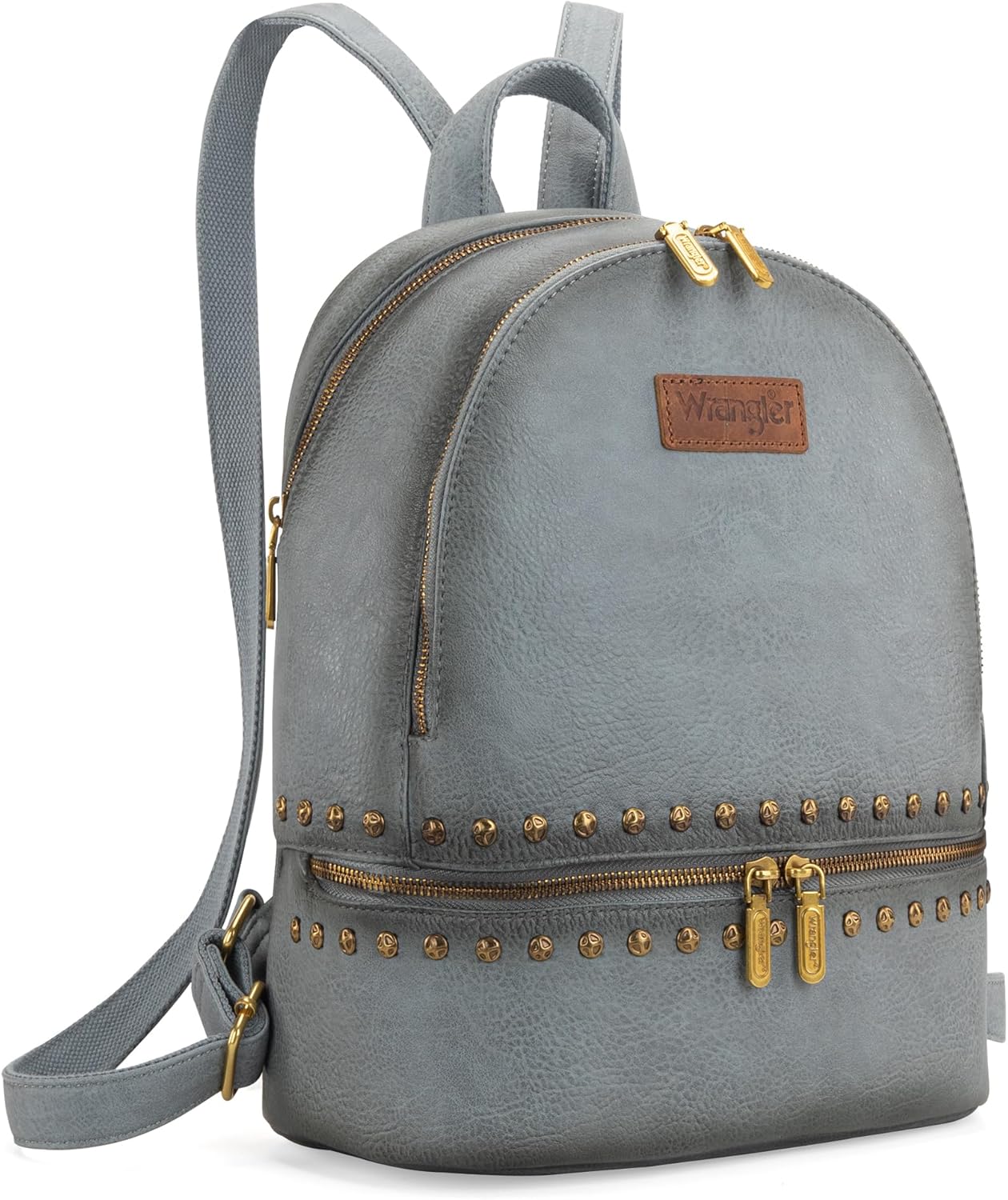 Amazon.com: Wrangler Distressed Backpack Purse for Women Medium Travel ...