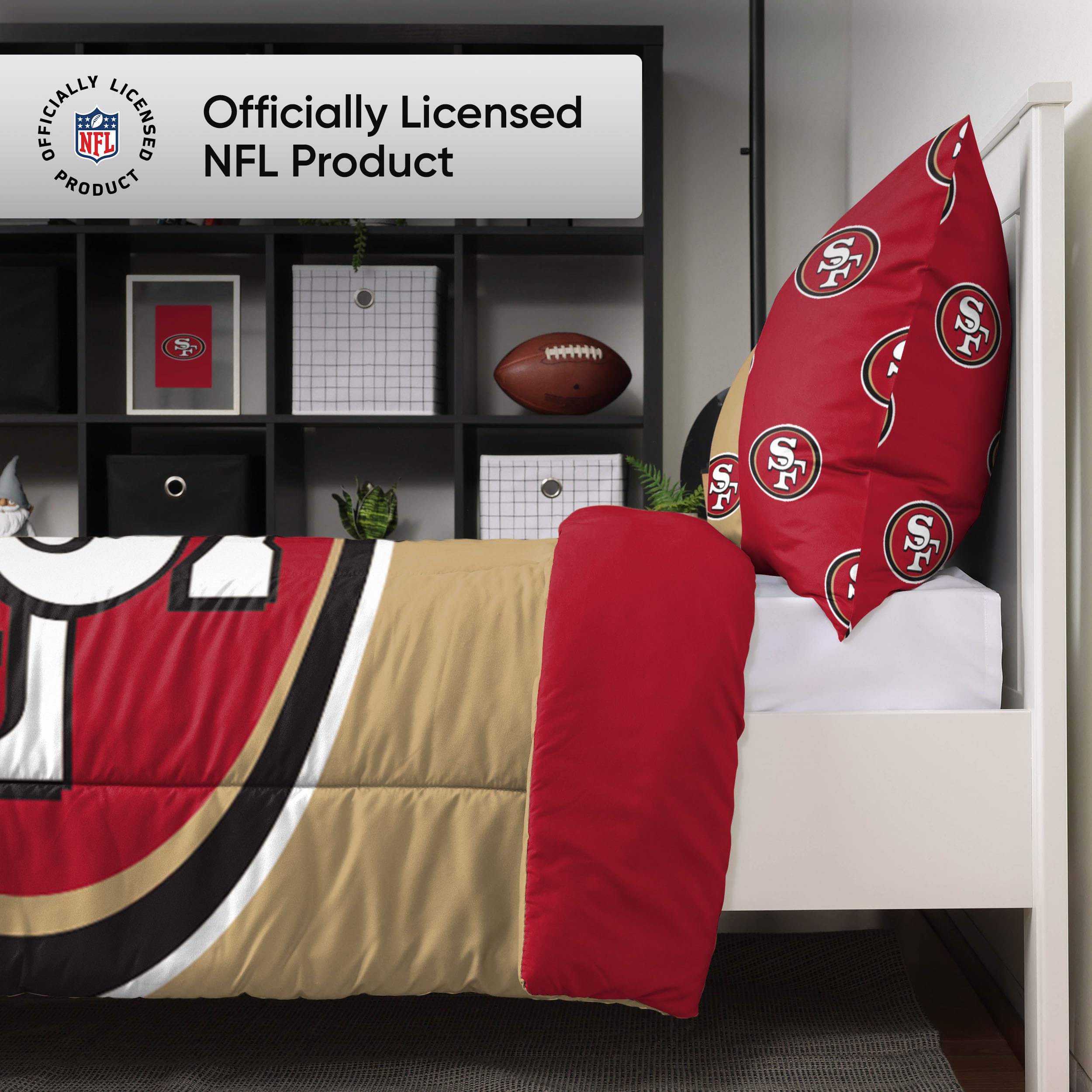 Snapklik.com : San Francisco 49ers NFL Team Color Bed In A Bag ...