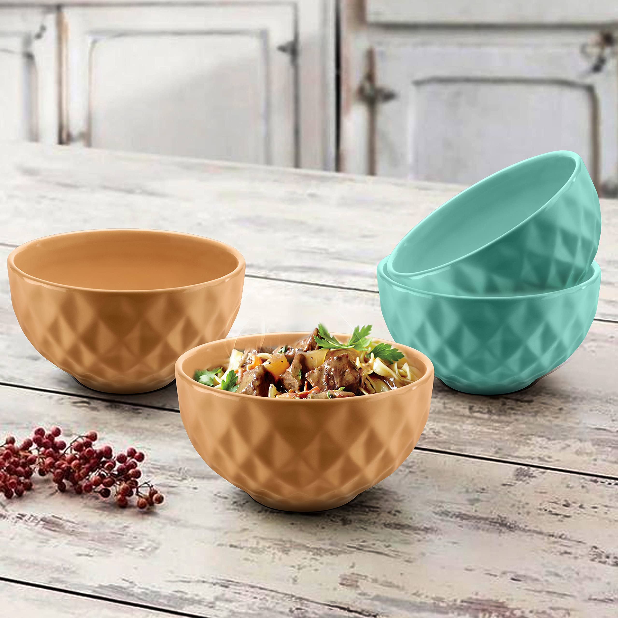 Buy URBAN CHEF Ceramic Bowls | 500 ML | Kitchen Accessories Items ...