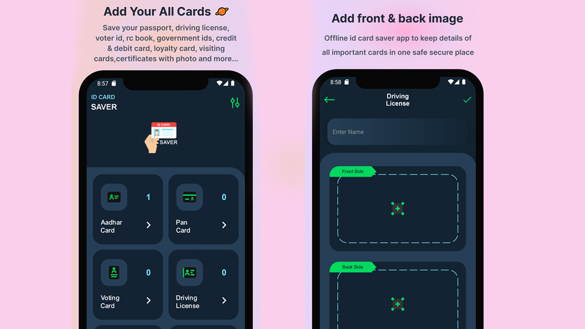 ID Card Saver - Cards Holder - App on Amazon Appstore