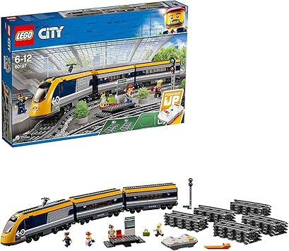 LEGO 60197 City Passenger Train RC Set, Toy for Kids with Battery ...