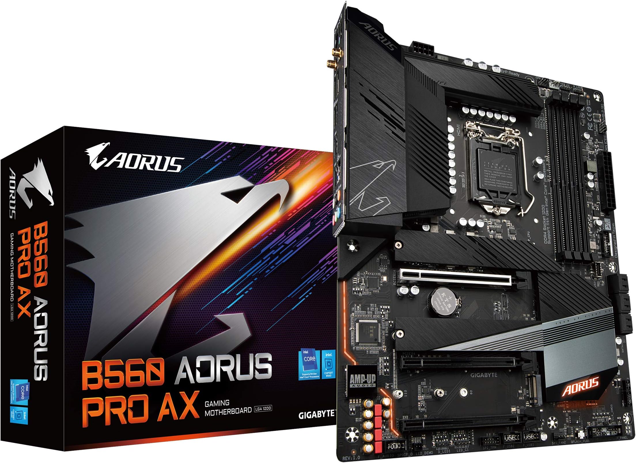 Amazon.com: GIGABYTE B560M DS3H AC (LGA 1200/ Intel/ B560/ Micro-ATX ...