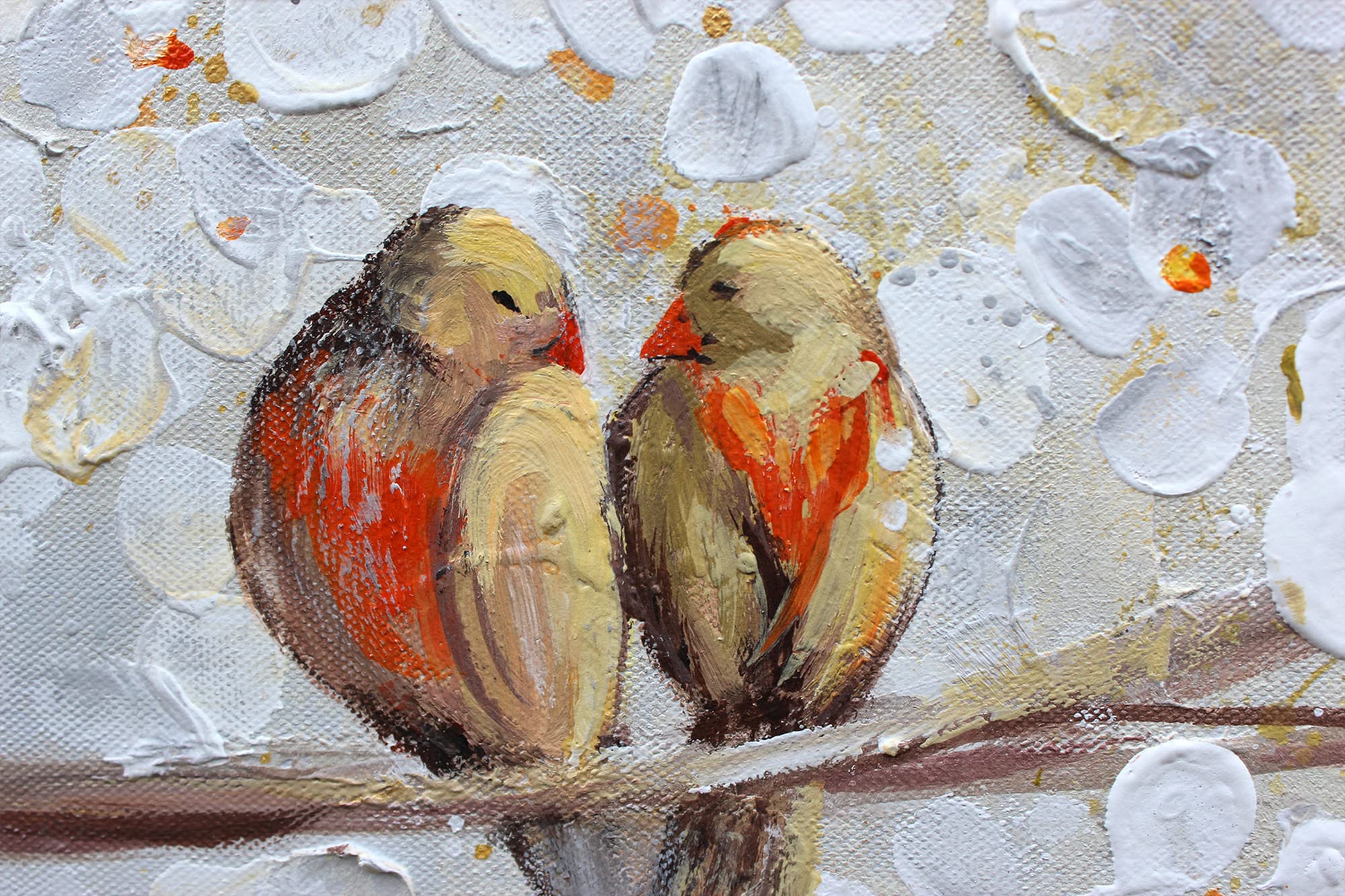 Snapklik.com : YS-Art Landscape Hand Painted Painting Dawn Spring ...