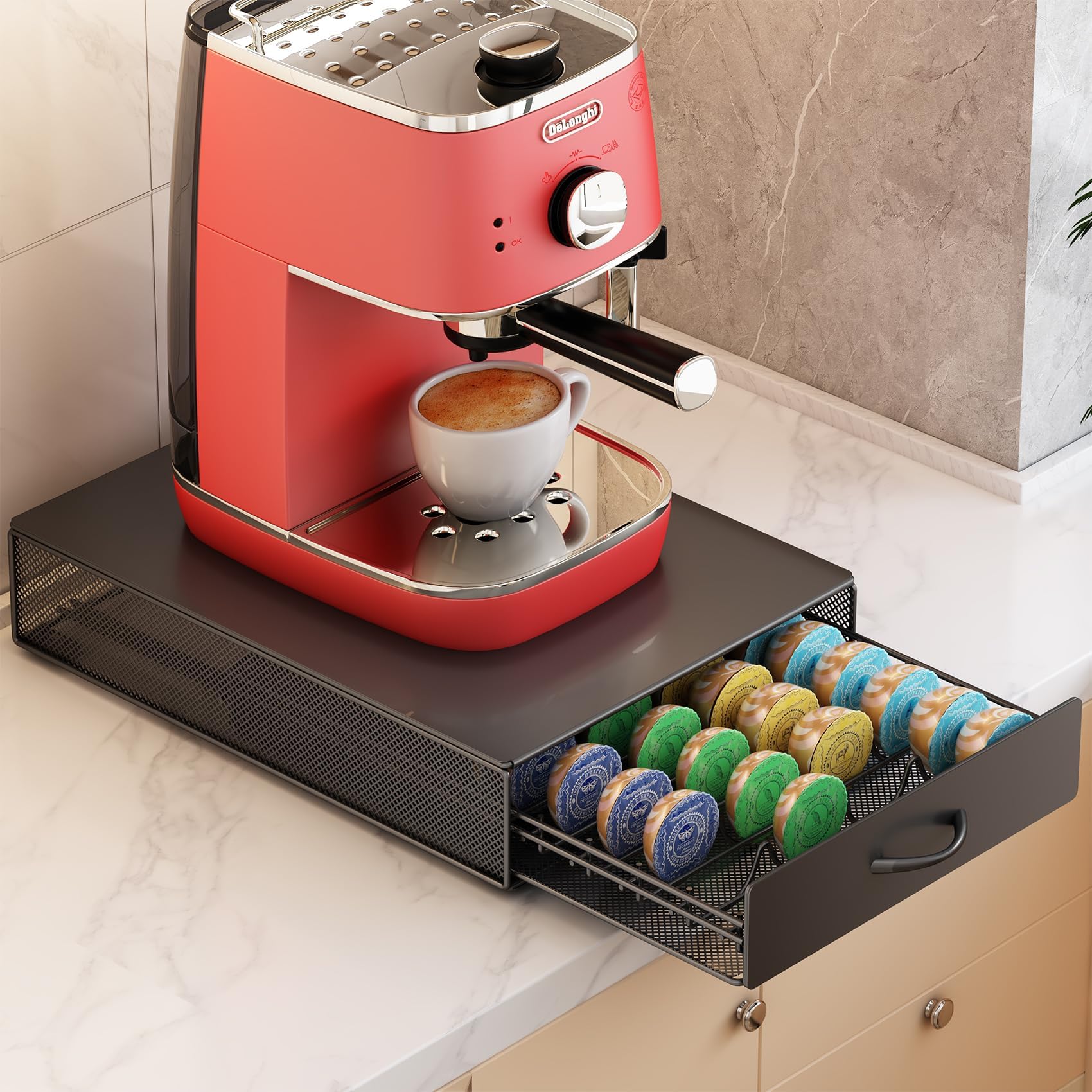 Amazon.com: Nifty Vertuoline Rolling Coffee Pod Drawer – Satin Black ...