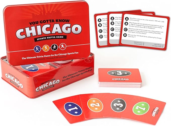 Amazon.com : You Gotta Know Chicago - Sports Trivia Game : Sports ...