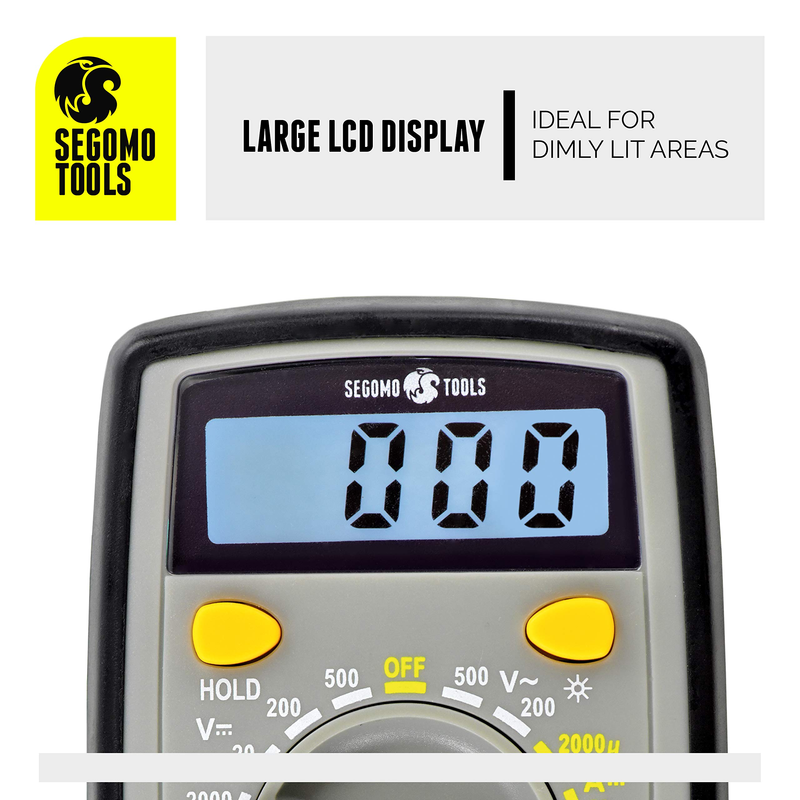 Snapklik.com : 500 Volt Multimeter - Amp & Diode Voltage, Resistance ...