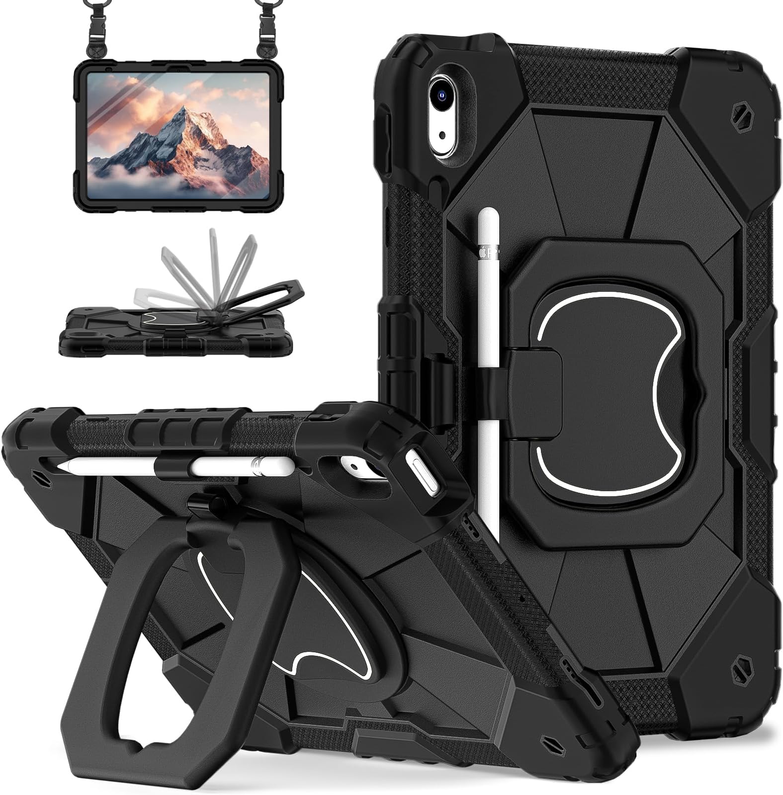 Amazon.com: BRAECN Case for 10.9 Inch iPad 10th Generation 2022 A2696 ...