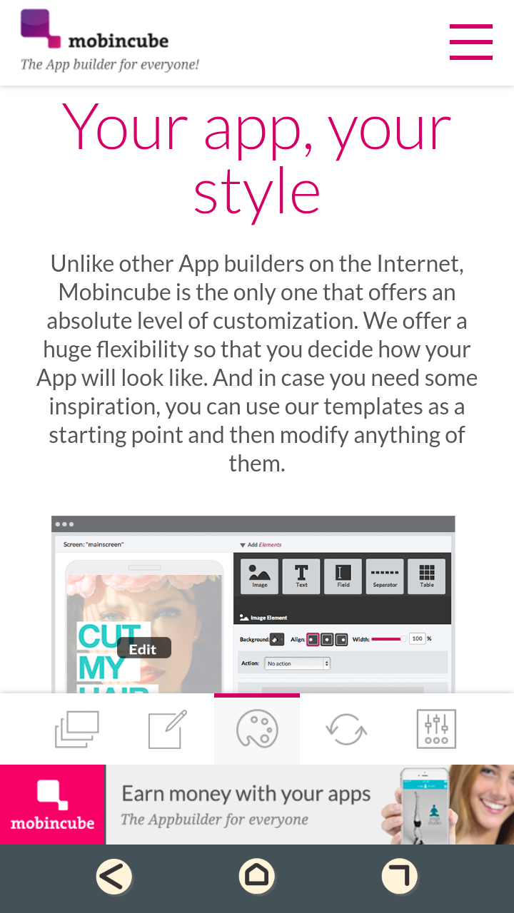 Mobincube Free App Creator:www.amazon.com:Appstore for Android