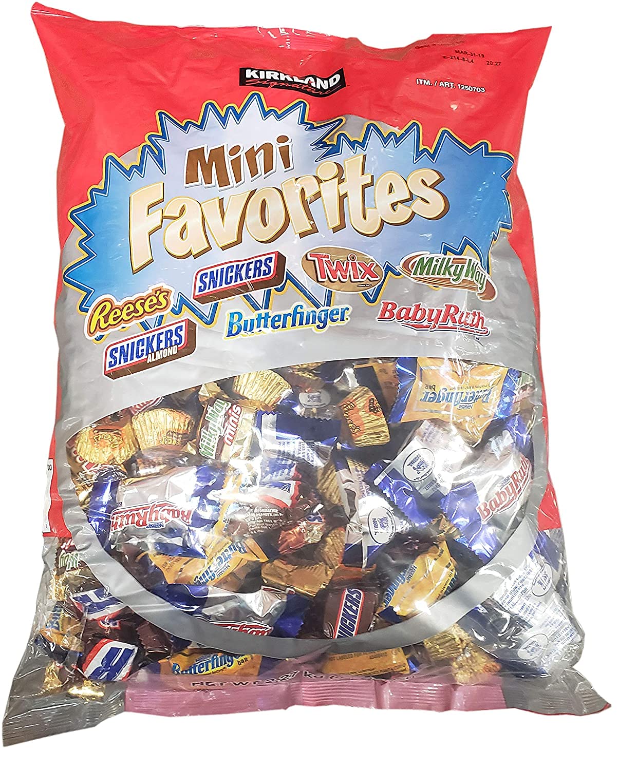Amazon.com: Kirkland Signature Mini Chocolate Variety Pack, 80 Oz ...