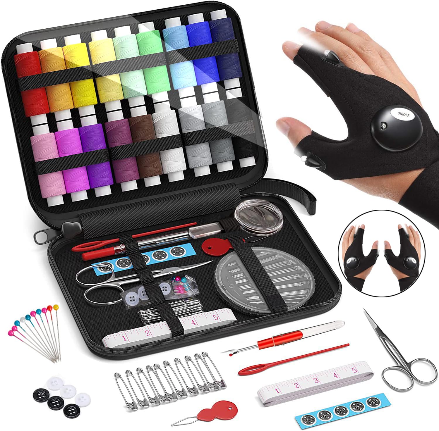 Amazon.com: Cool Sewing Kit Gifts for Grandma, Mom, Friend, Adults ...