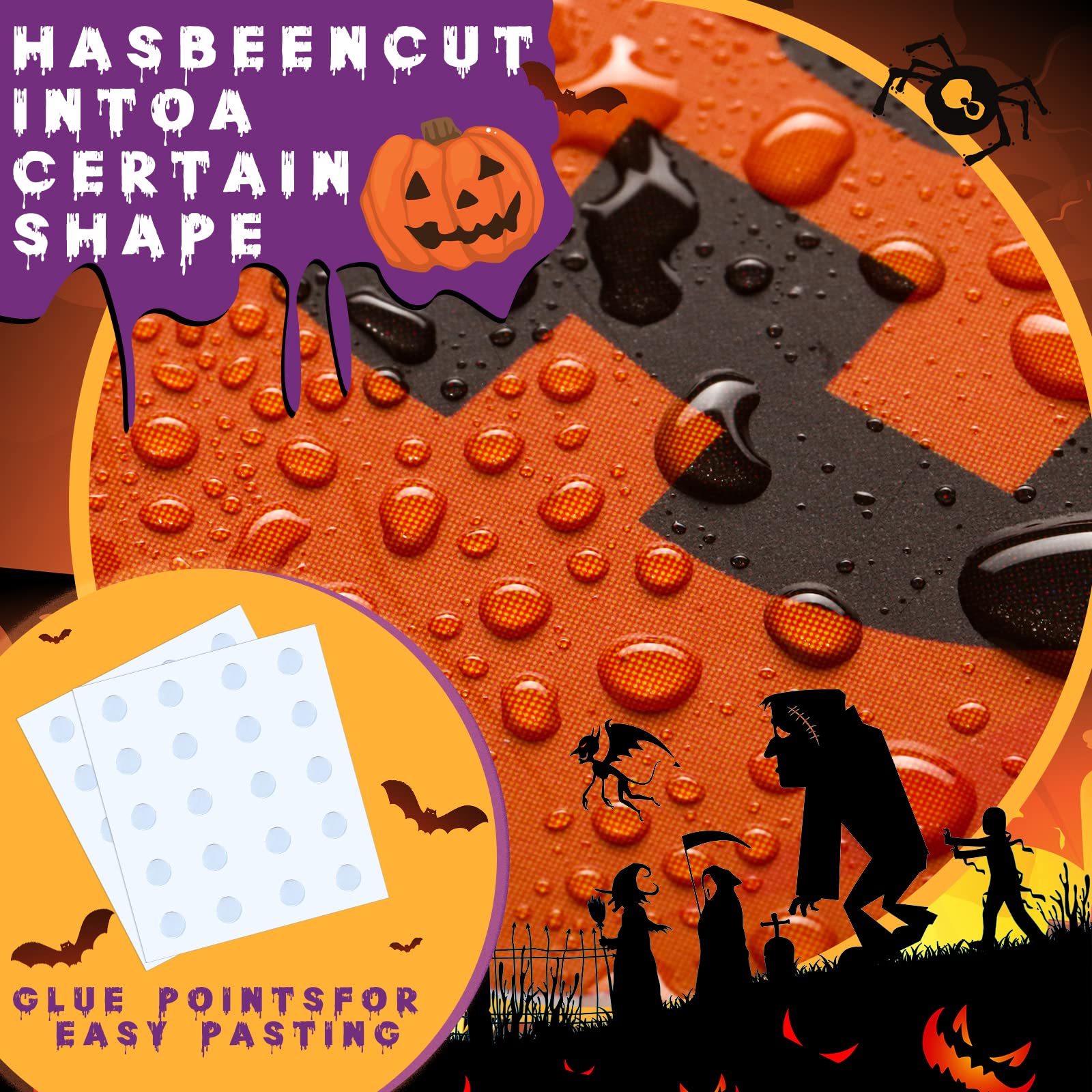 Snapklik.com : 124 Pcs Colorful Halloween Cut Outs Halloween Classroom ...