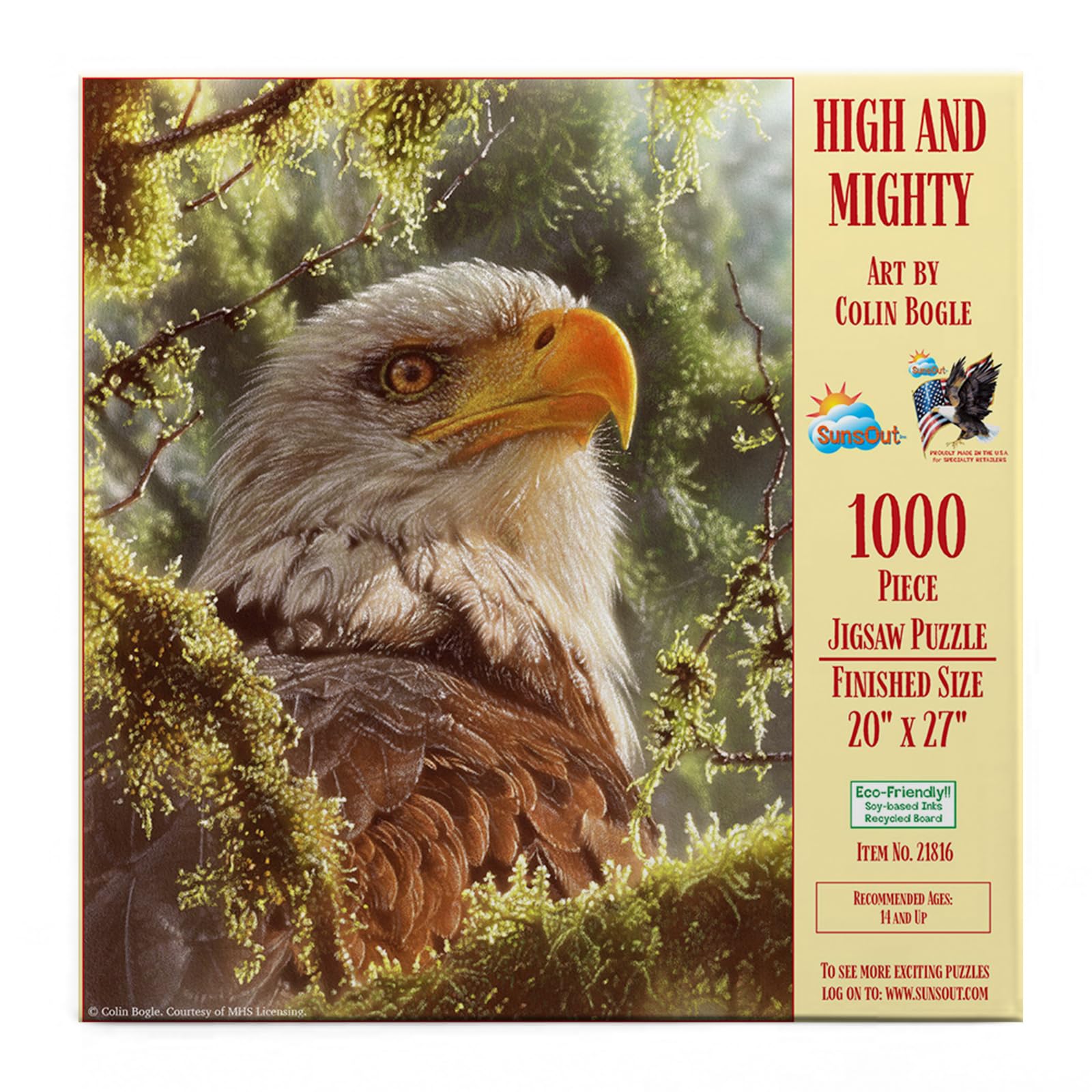 Amazon.com: SUNSOUT INC - High and Mighty - 1000 pc Jigsaw Puzzle by ...