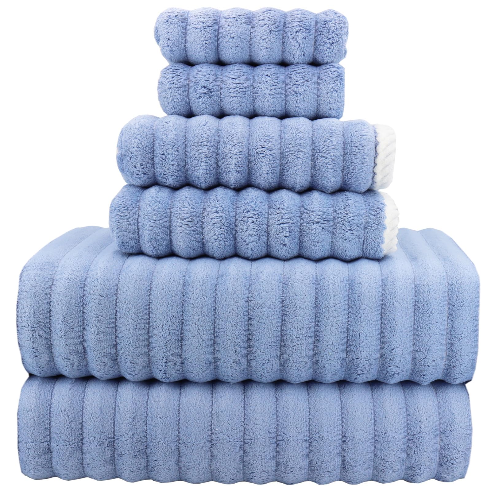 Amazon.com: YTYC 29x59 Inches Extra Large Bath Towels Set for Bathroom ...