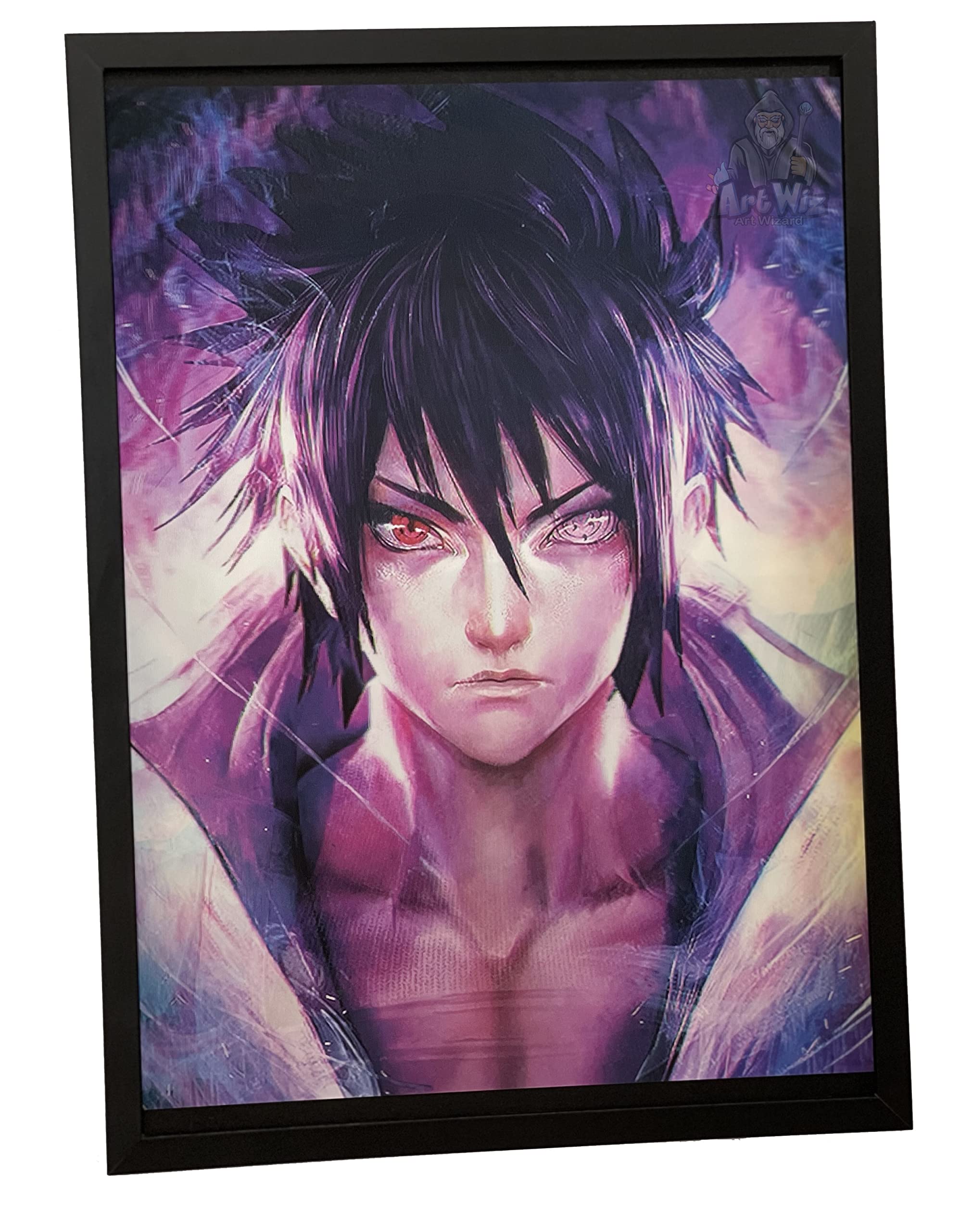 Buy 3D Print Wall Art 3 in 1 Naruto Uzumaki Sasuke Uchiha Sakura Haruno ...