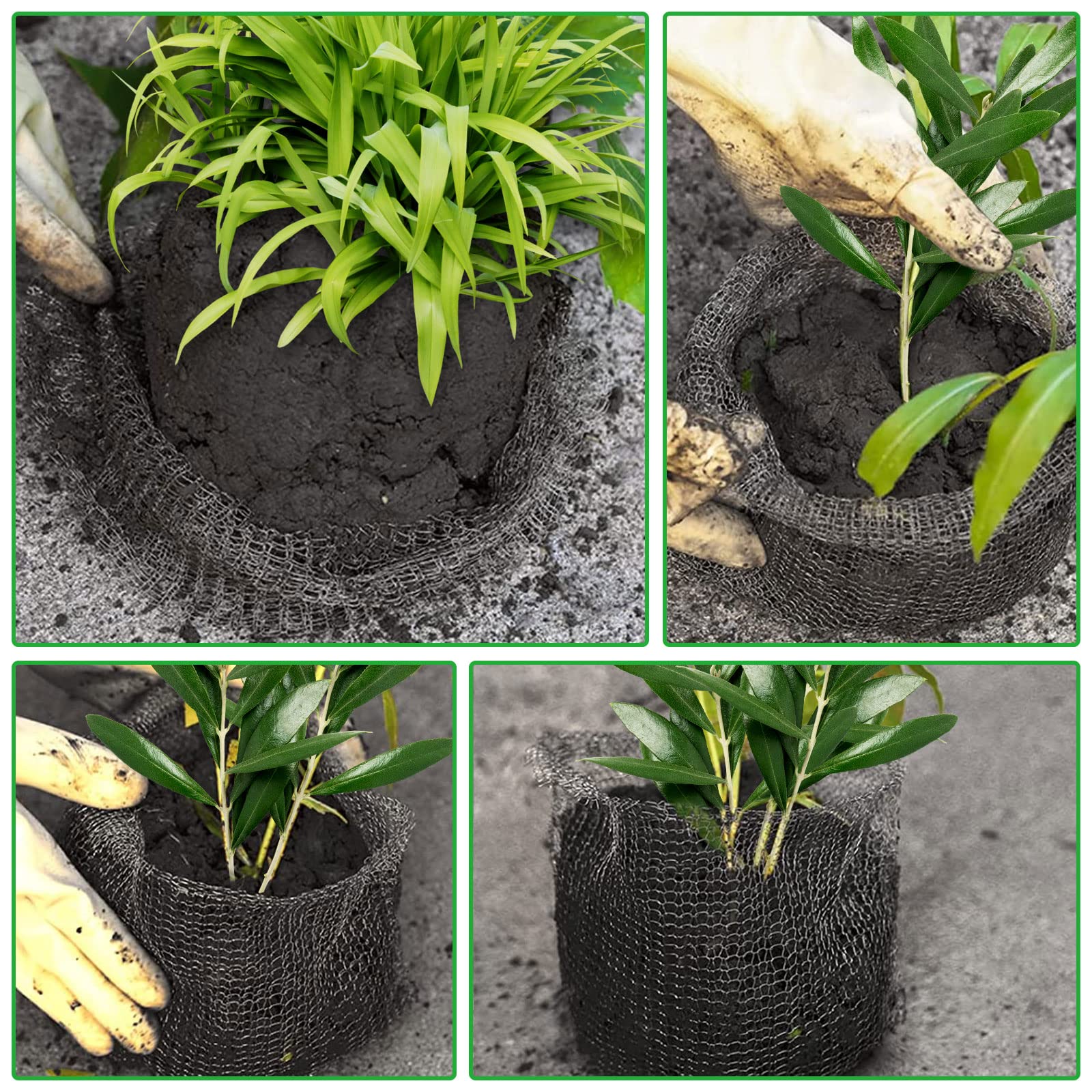 Snapklik.com : 6 Pack 5 Gallon Root Guard Gopher Proof Wire Basket Mole ...