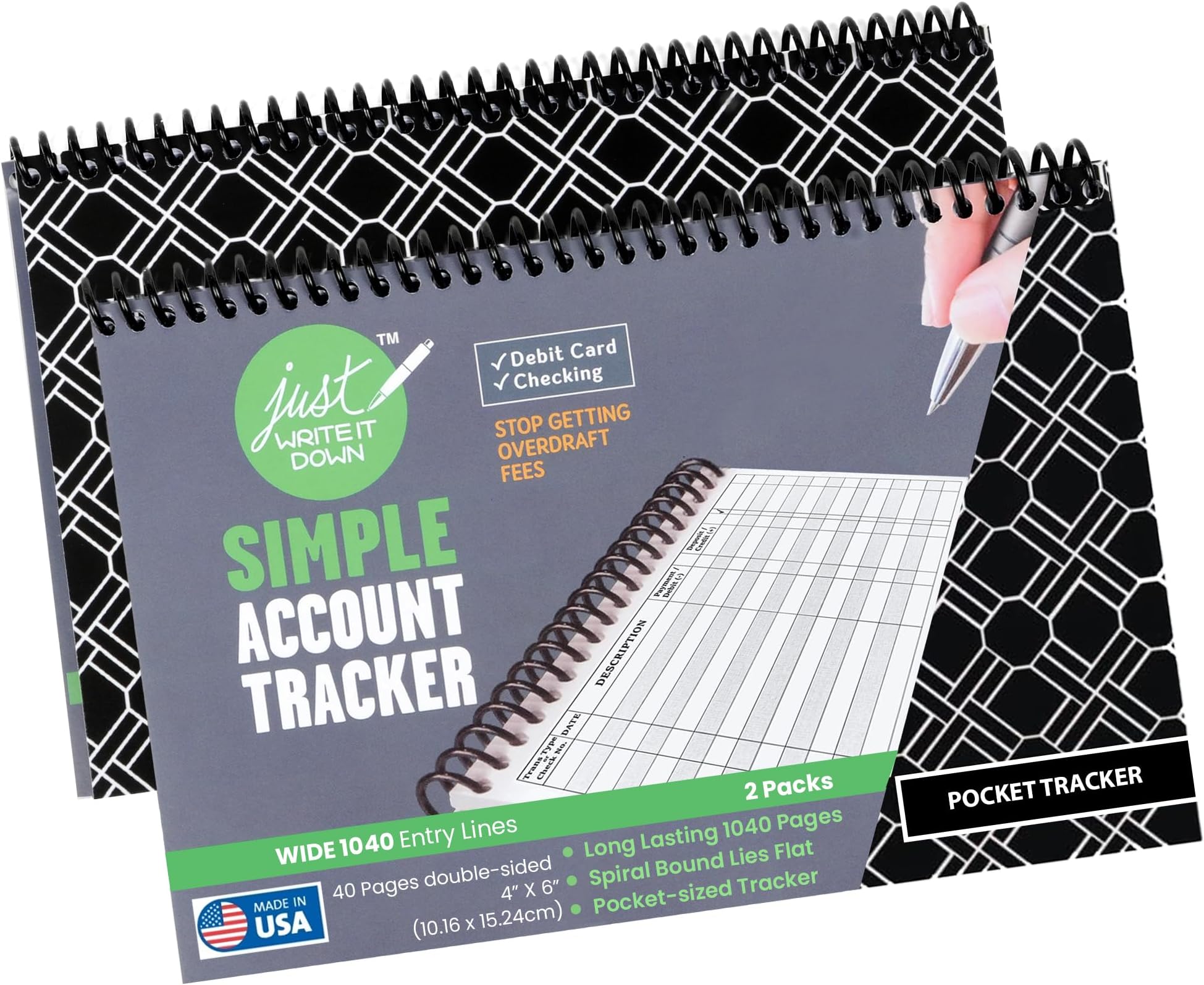 Amazon.com : The Superior Register Personal Checkbook Register ...