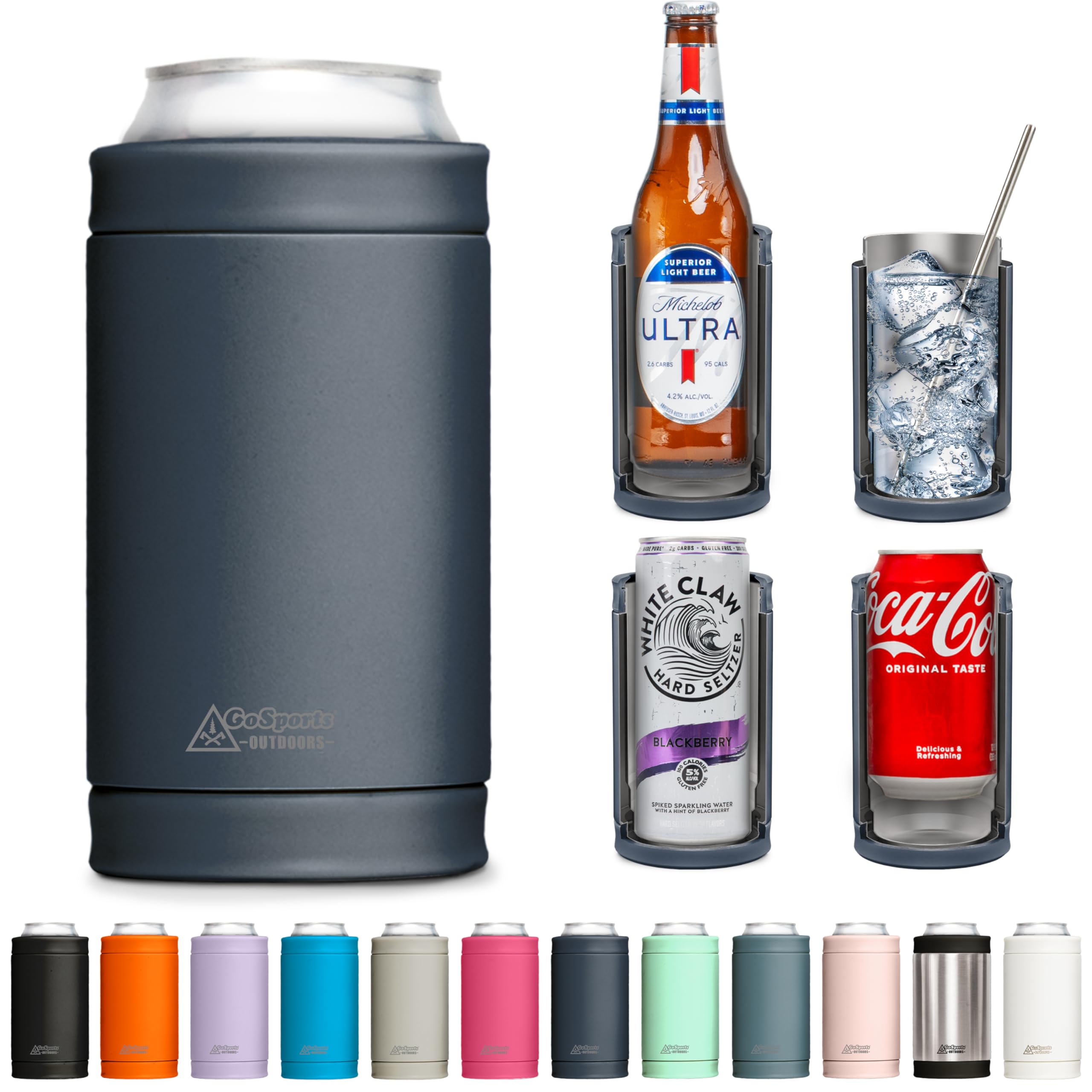 Amazon.com: DUALIE 3 in 1 Insulated Can Cooler - Universal Size for 12 ...