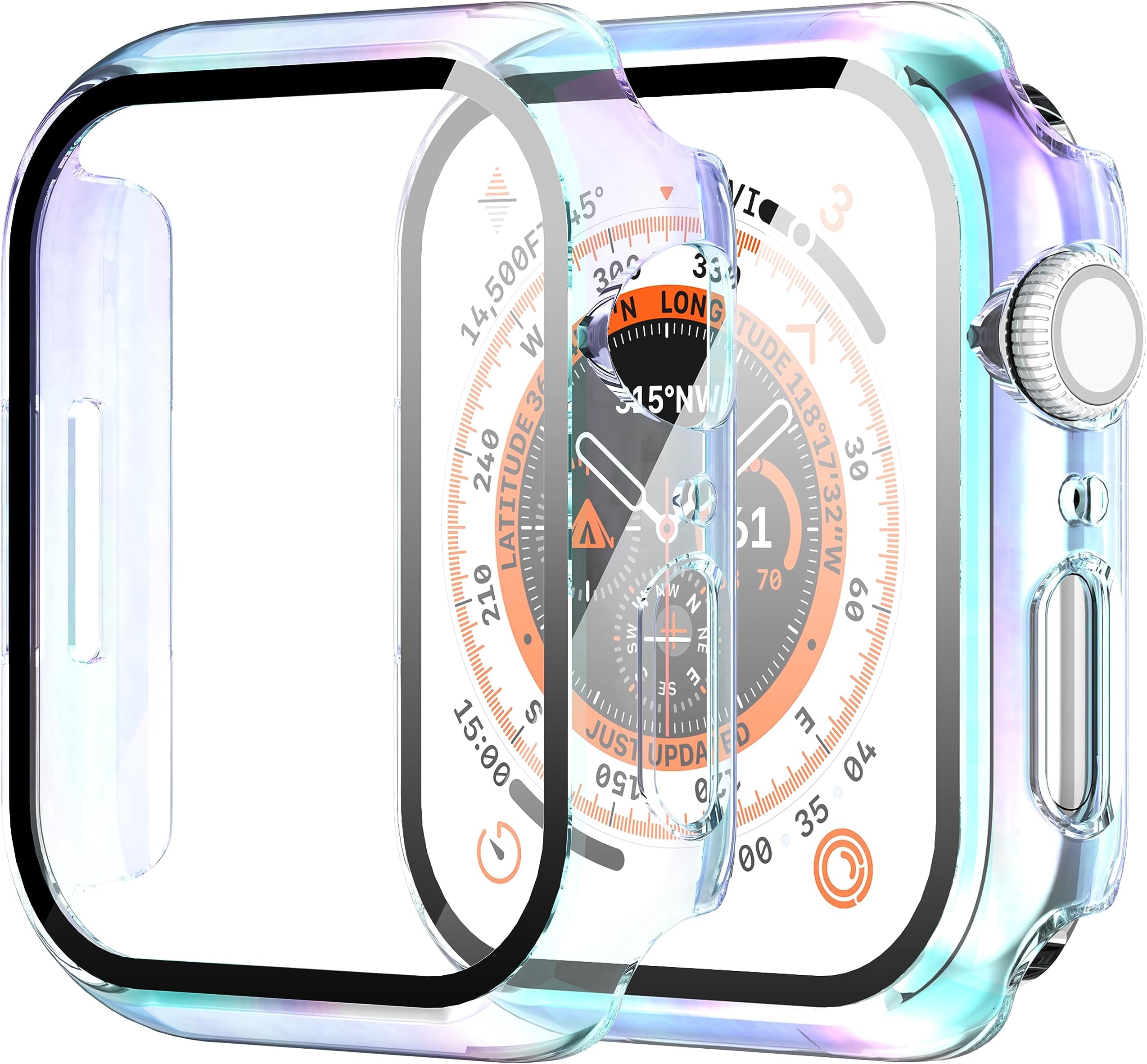 Amazon.com: Spigen Ultra Hybrid Designed for Apple Watch Screen ...