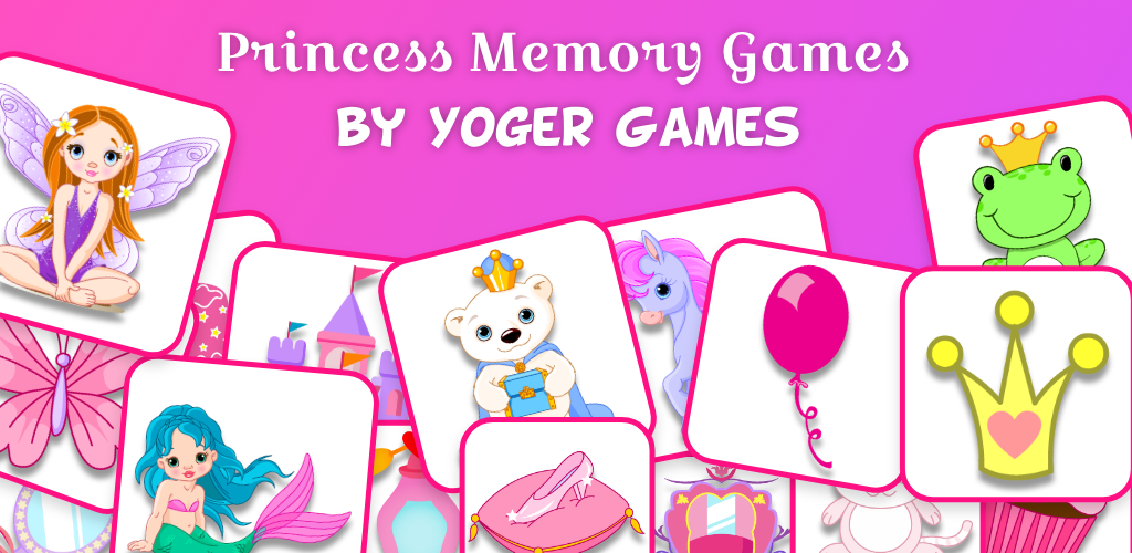Kids memo games - Princess and unicorn matching game:Amazon.com ...