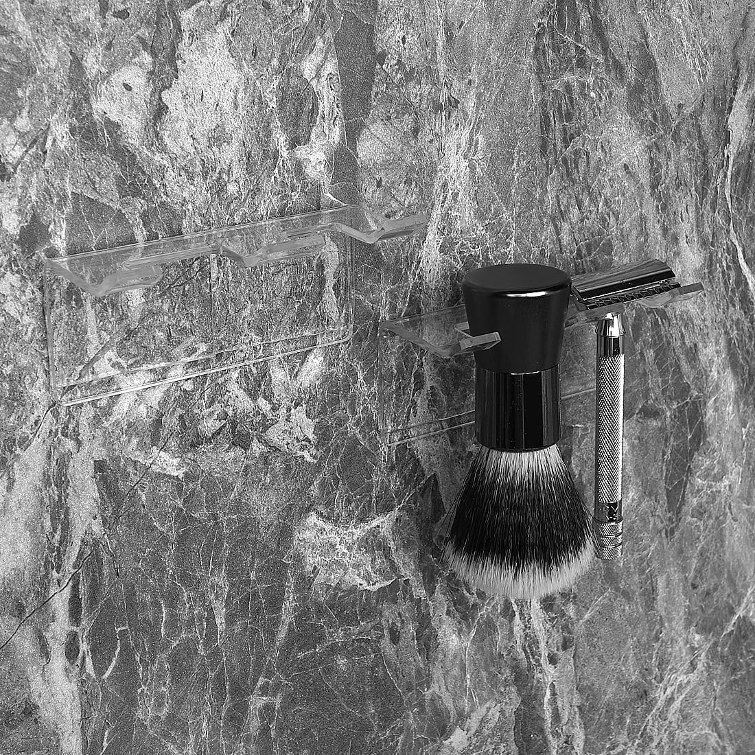 Amazon.com: LUEXBOX 2Pack Safety Razor Holder for Shower Wall, Self ...