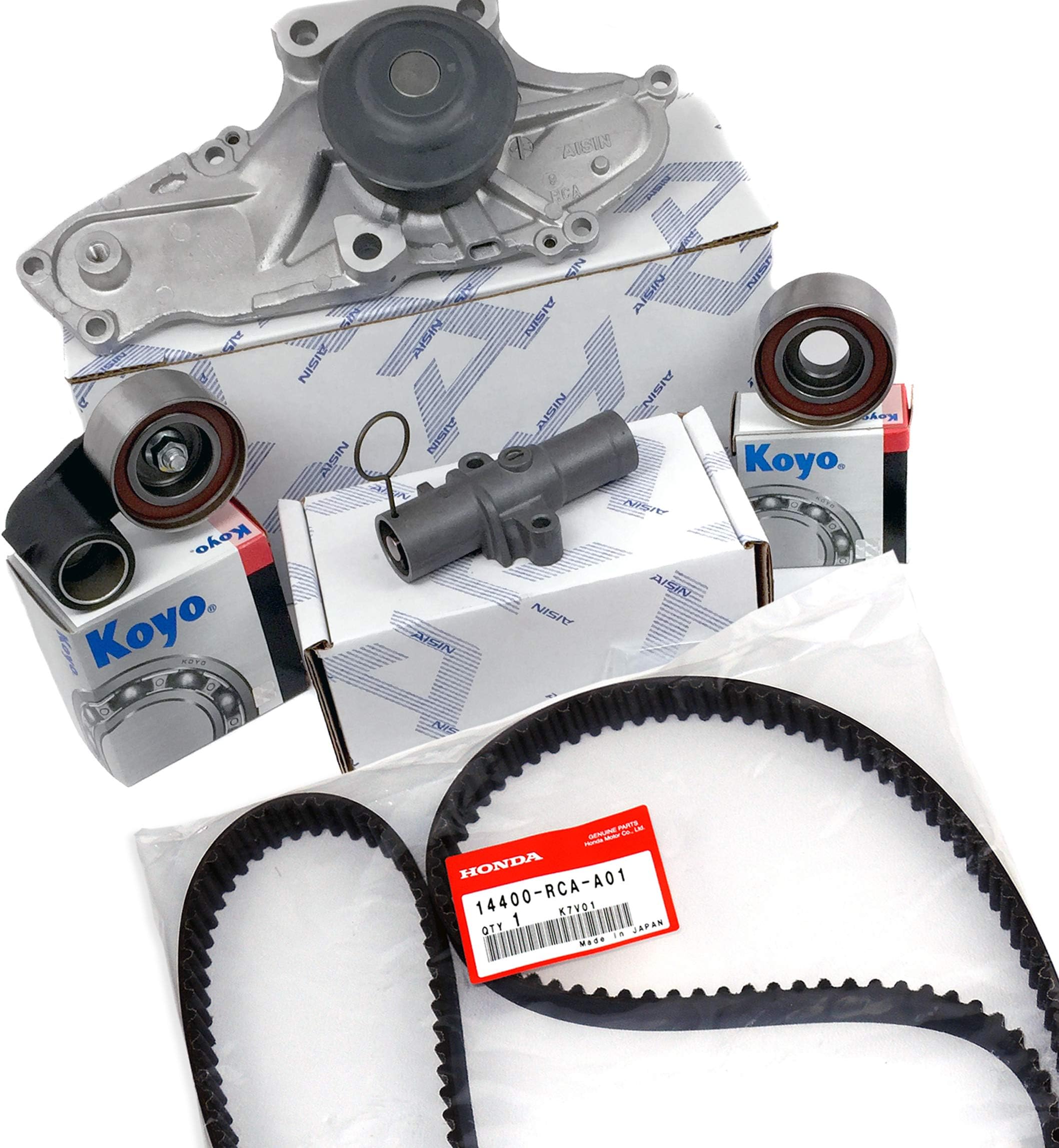 Amazon.com: TIMING BELT KIT with Water Pump, Tensioner, Idler Pulley ...