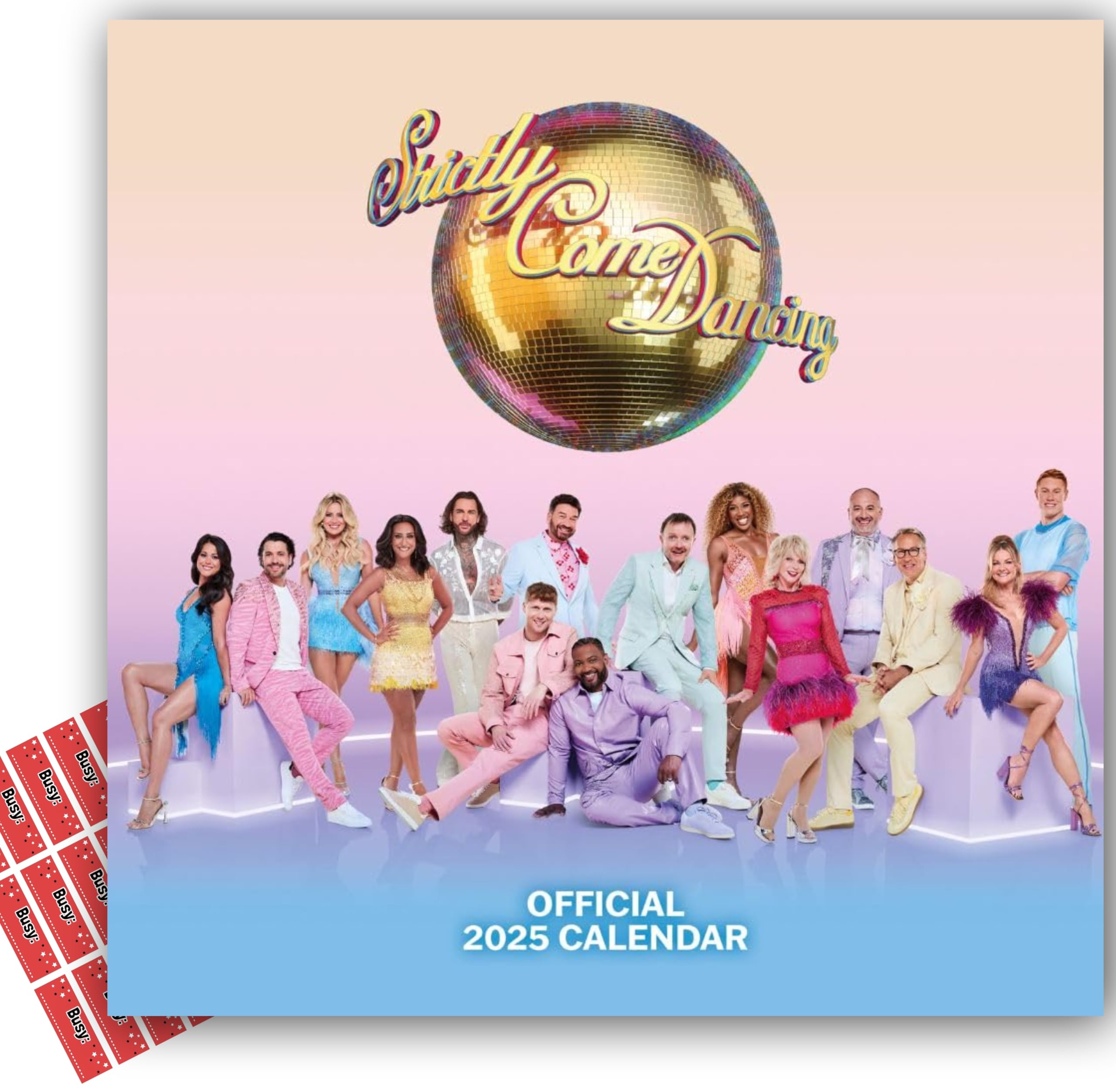 Strictly Come Dancing Calendar 2025 Square Wall Calendar Strictly with ...