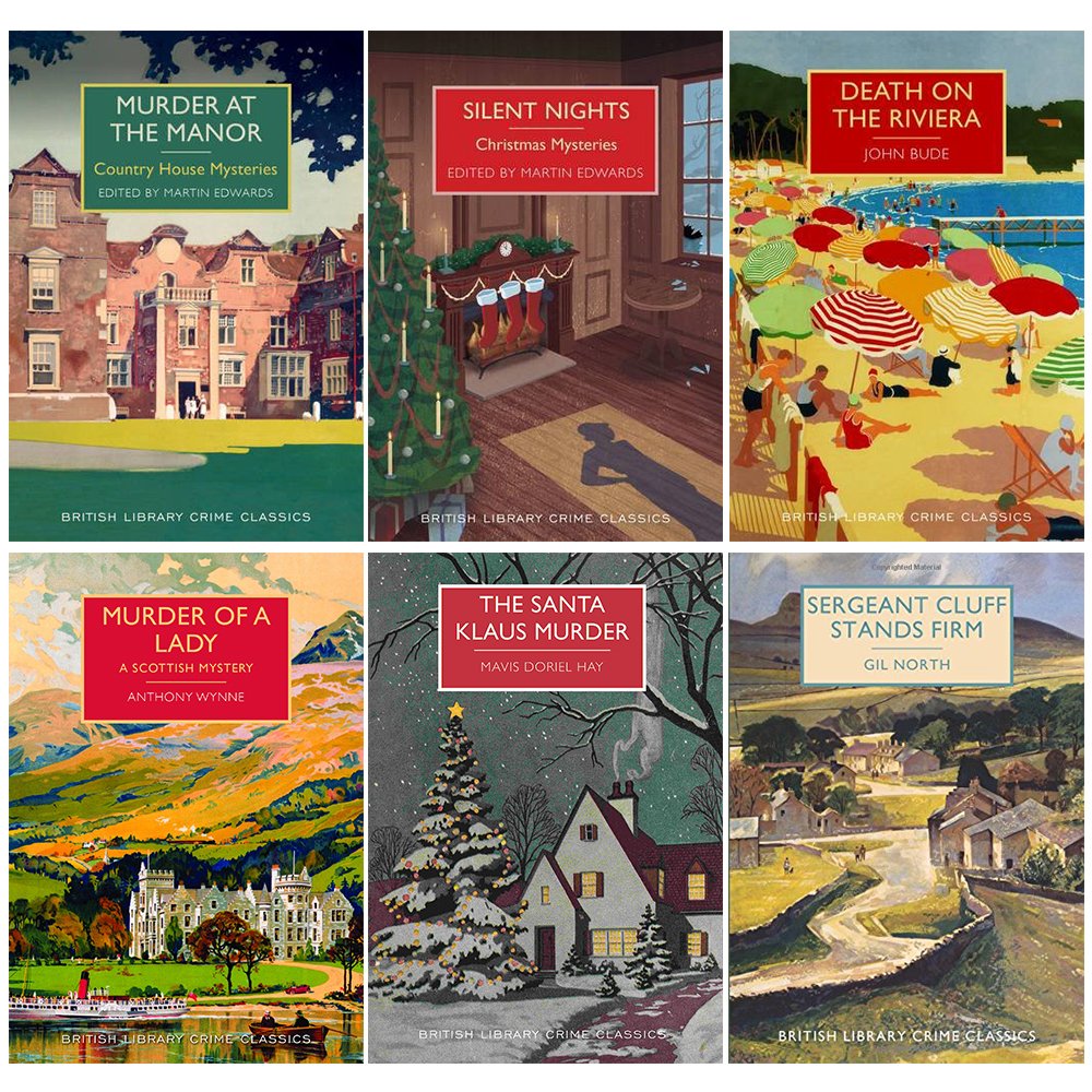 British Library Crime Classics 6 Books Collection Set Murder At ...