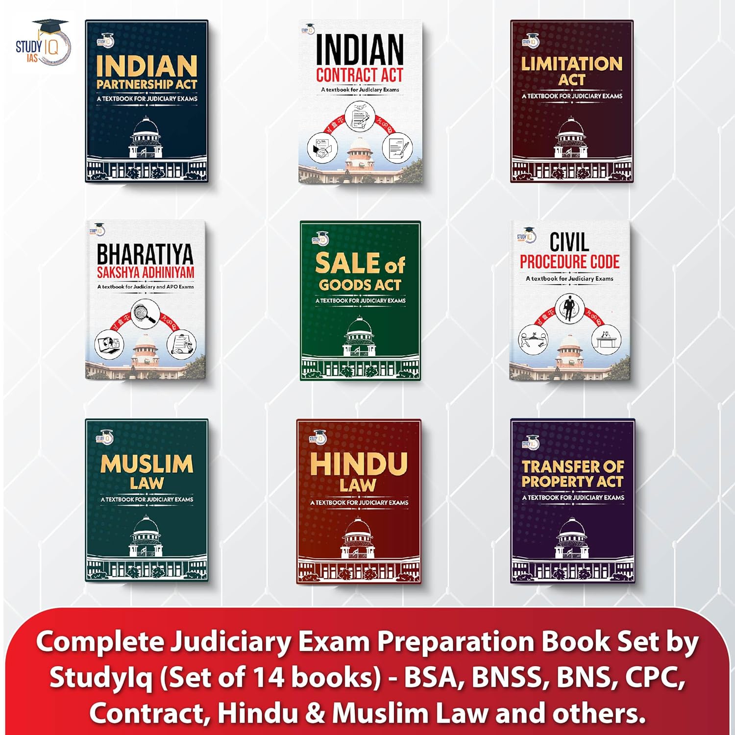 Amazon.in: Buy Complete Judiciary Exam Preparation Book Set by StudyIq ...