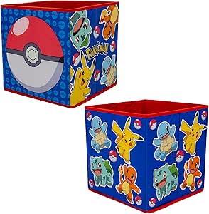 Character World Pokemon Officially Licensed Storage Boxes | 2 pack ...