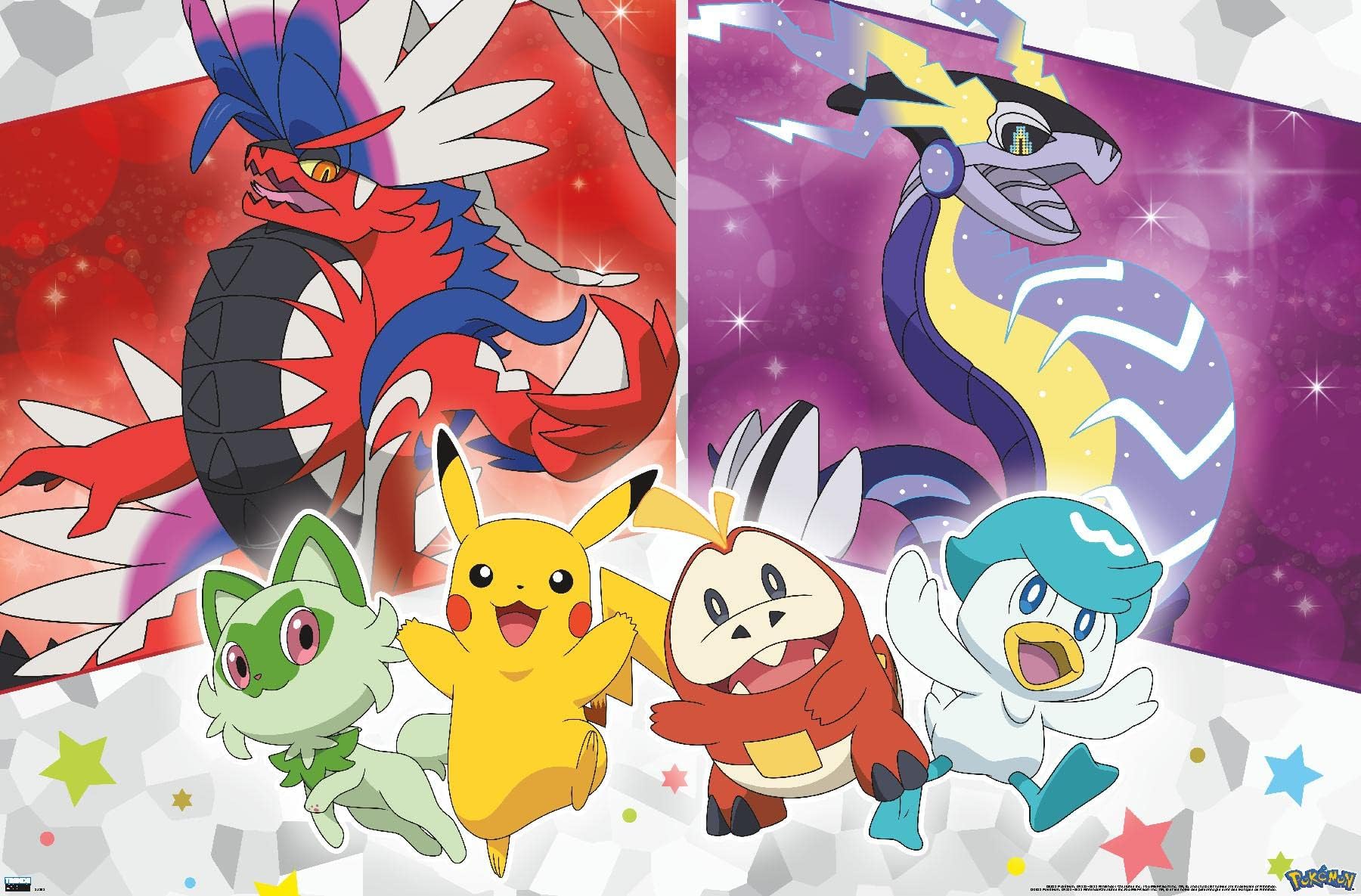 Amazon.com: Trends International Pokémon 12-Pack Poster Collage Poster ...