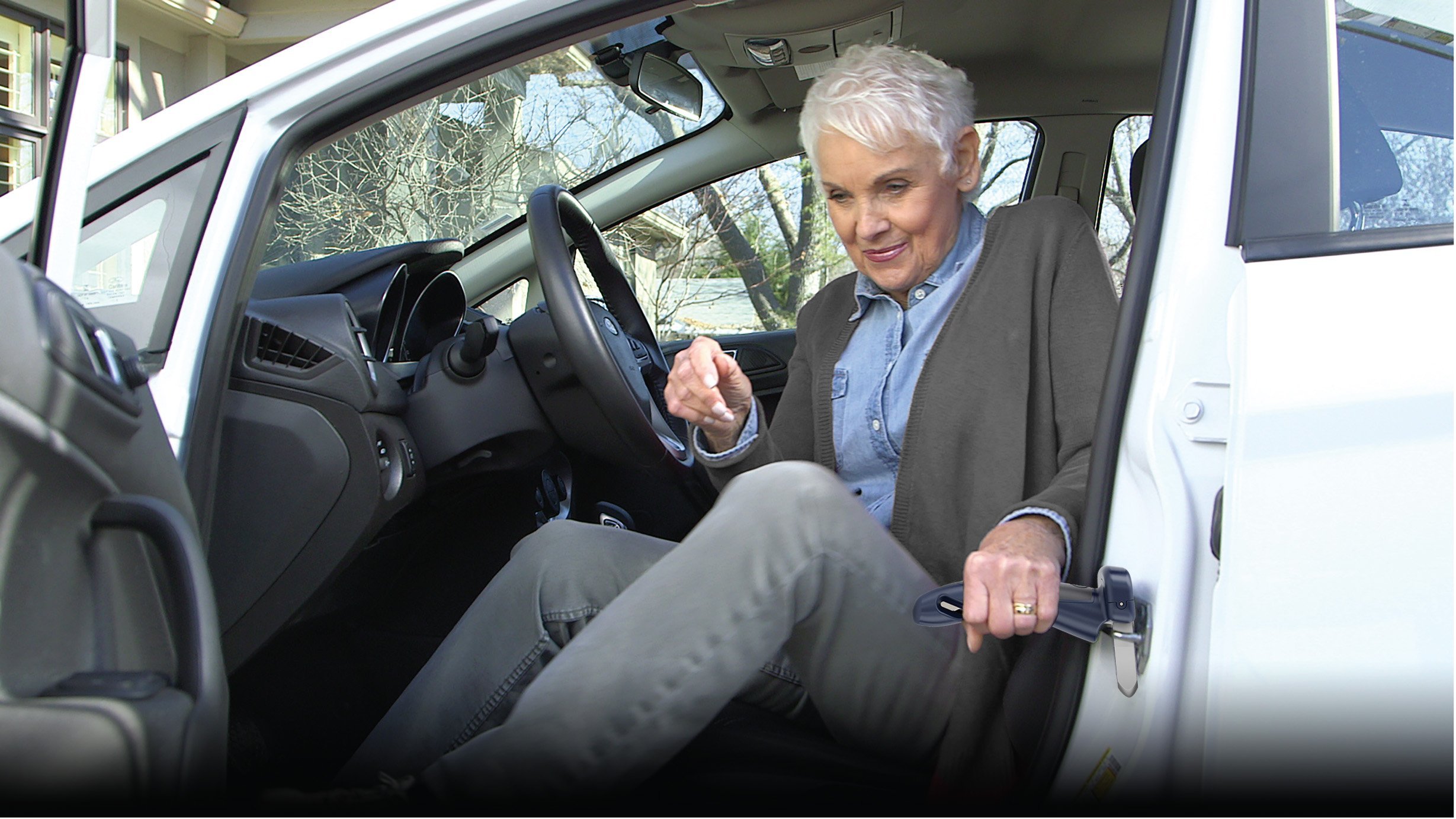 Snapklik.com : Emson Car Cane 3 In 1 Mobility Aid
