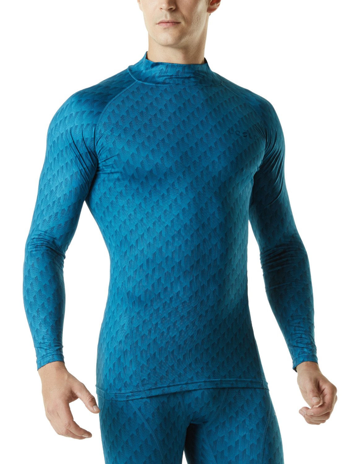 Snapklik.com : Mens Thermal Long Sleeve Compression Shirts, Mock ...