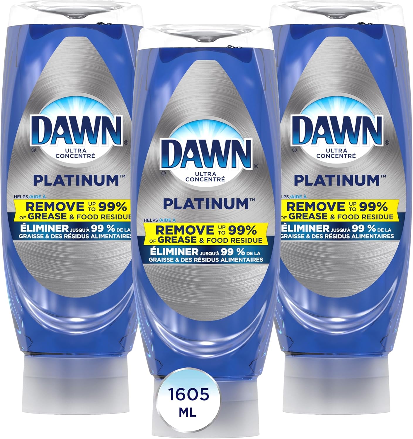 Dawn Platinum EZ-Squeeze Dish Soap Liquid, Dishwashing Liquid, Grease ...